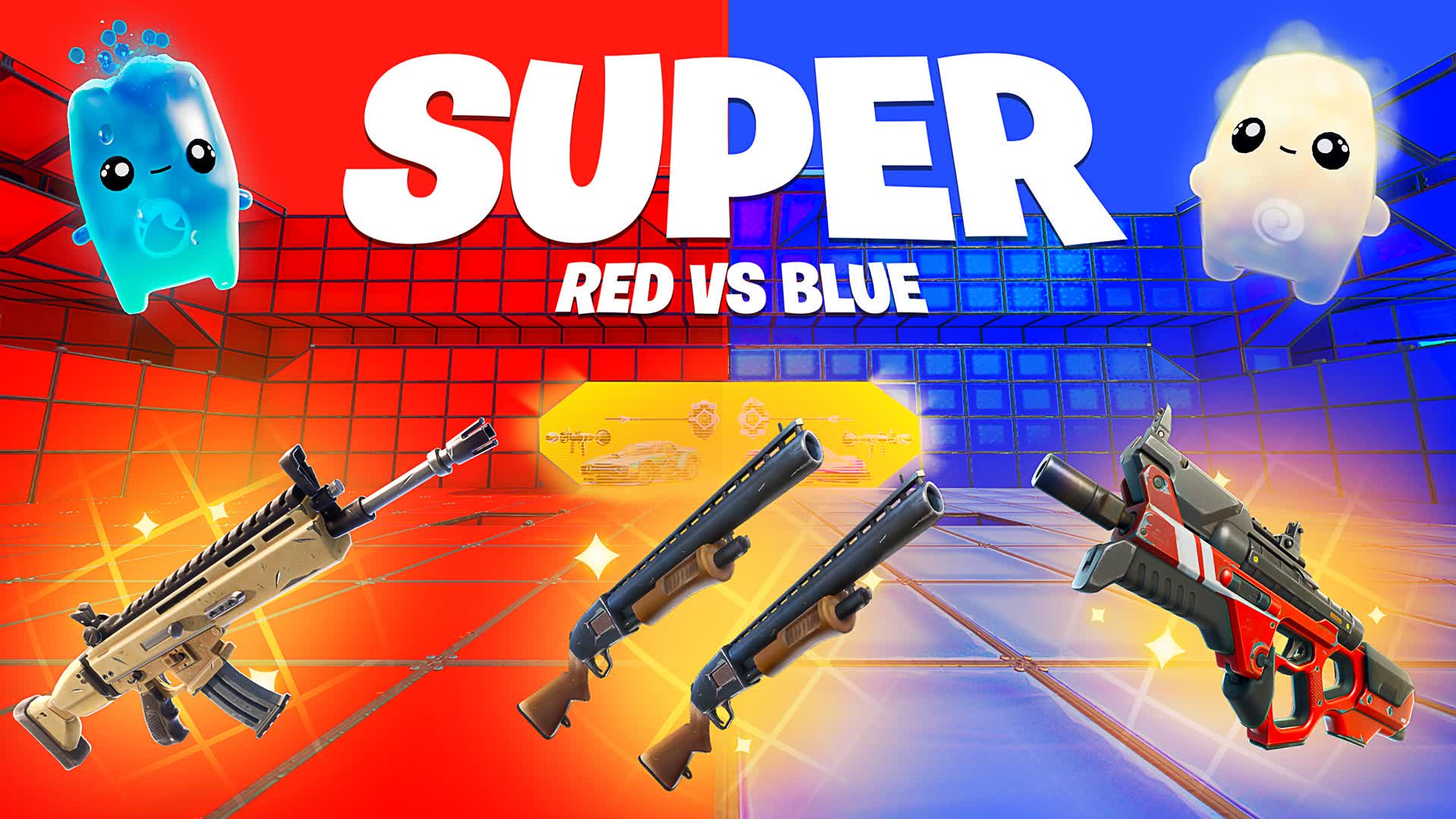 SUPER RED VS BLUE 🔴🔵 4461-9874-1978 by guvidejeez - Fortnite Creative ...
