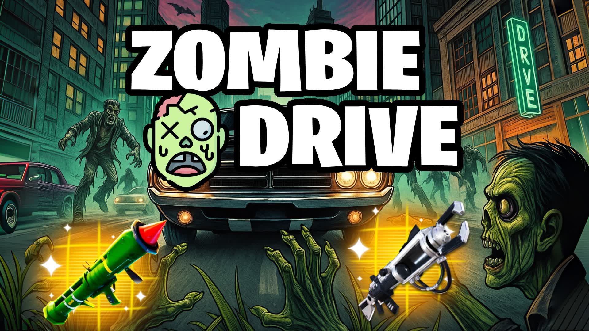 🧟ZOMBIE DRIVE FFA🏎️ 6682-1345-5811 by lootlover - Fortnite Creative Map ...
