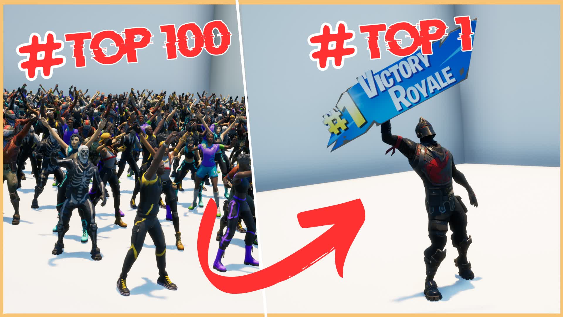 TOP 100 to TOP 1 4728-7821-3492 by laabouds - Fortnite Creative Map ...