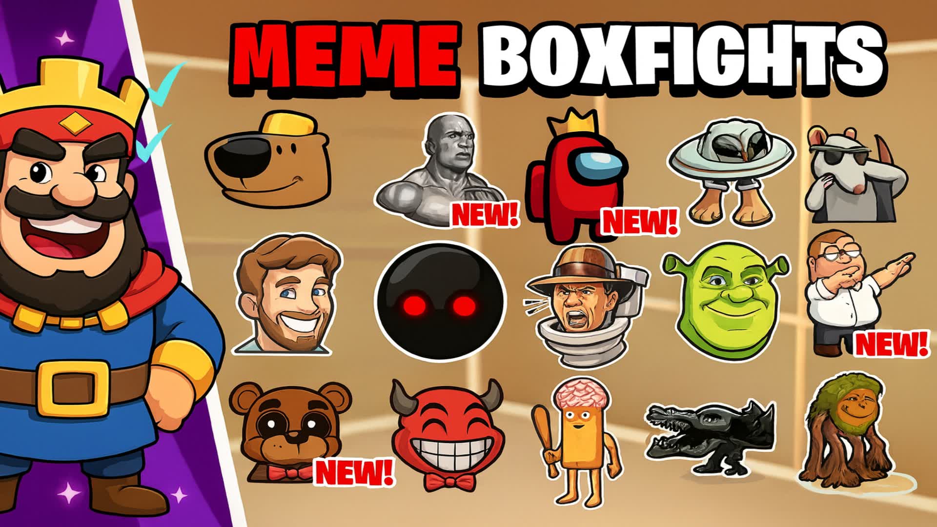 NEW MEME BOXFIGHTS 📦 2614-3557-5755 by boatmaps - Fortnite Creative Map Code - Fortnite.GG