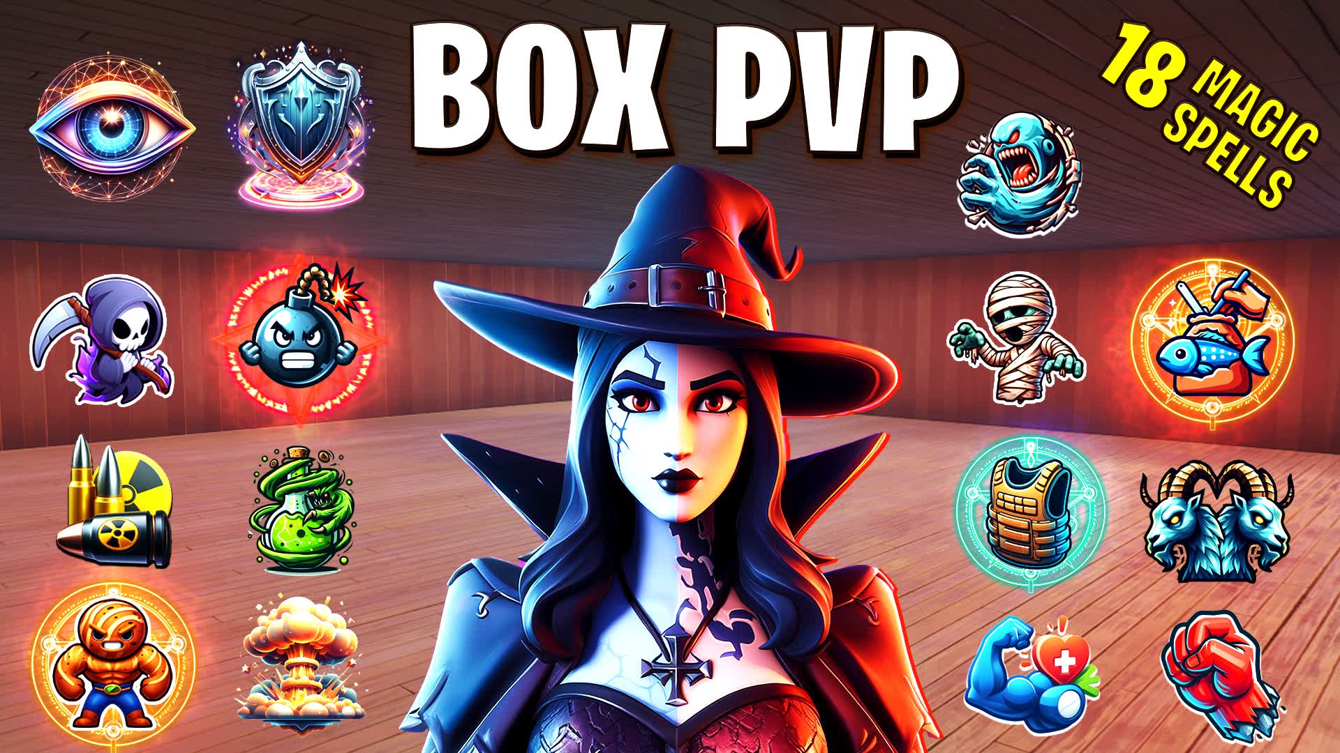 🧙 Hex-Heroes BOX PVP 📦 0460-2461-5381 by kzr - Fortnite Creative Map ...