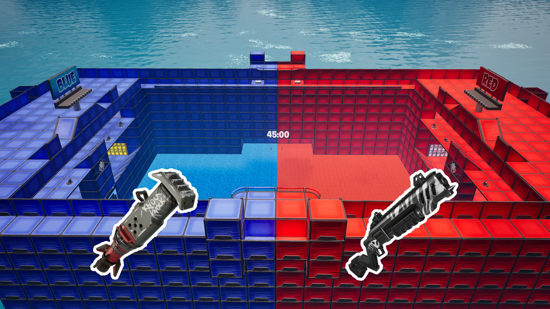 INSANE RED VS BLUE 🆕 9881-4320-7940 by kaigohi - Fortnite Creative Map ...