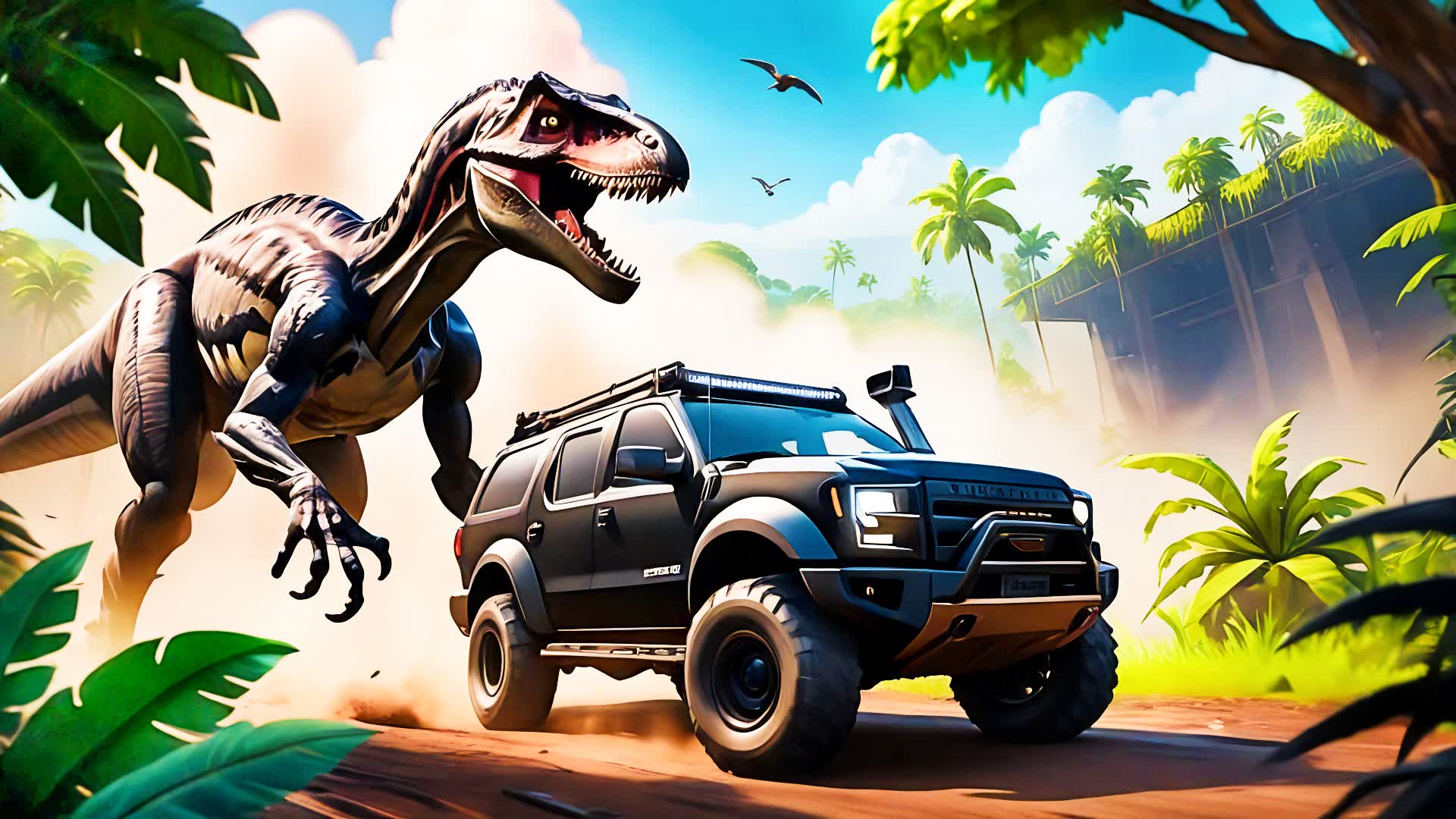 🦖 RAPTOR WORLD FFA: DRIVE EXPLORE 🚘 2496-6578-7419 di ghosssface - Fortnite