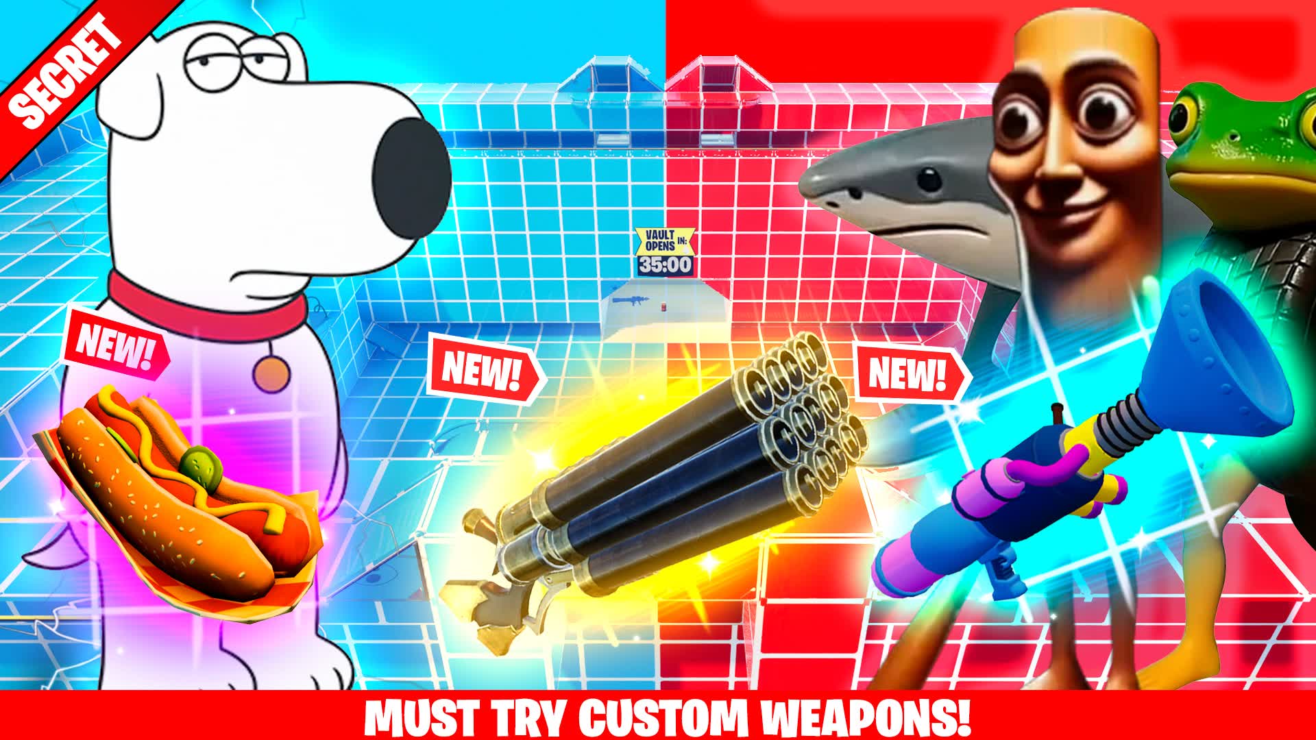 CRAZY RED VS BLUE BRIAN VS BRAINROT 🔴🔵 9584-8995-5429 by equi ...