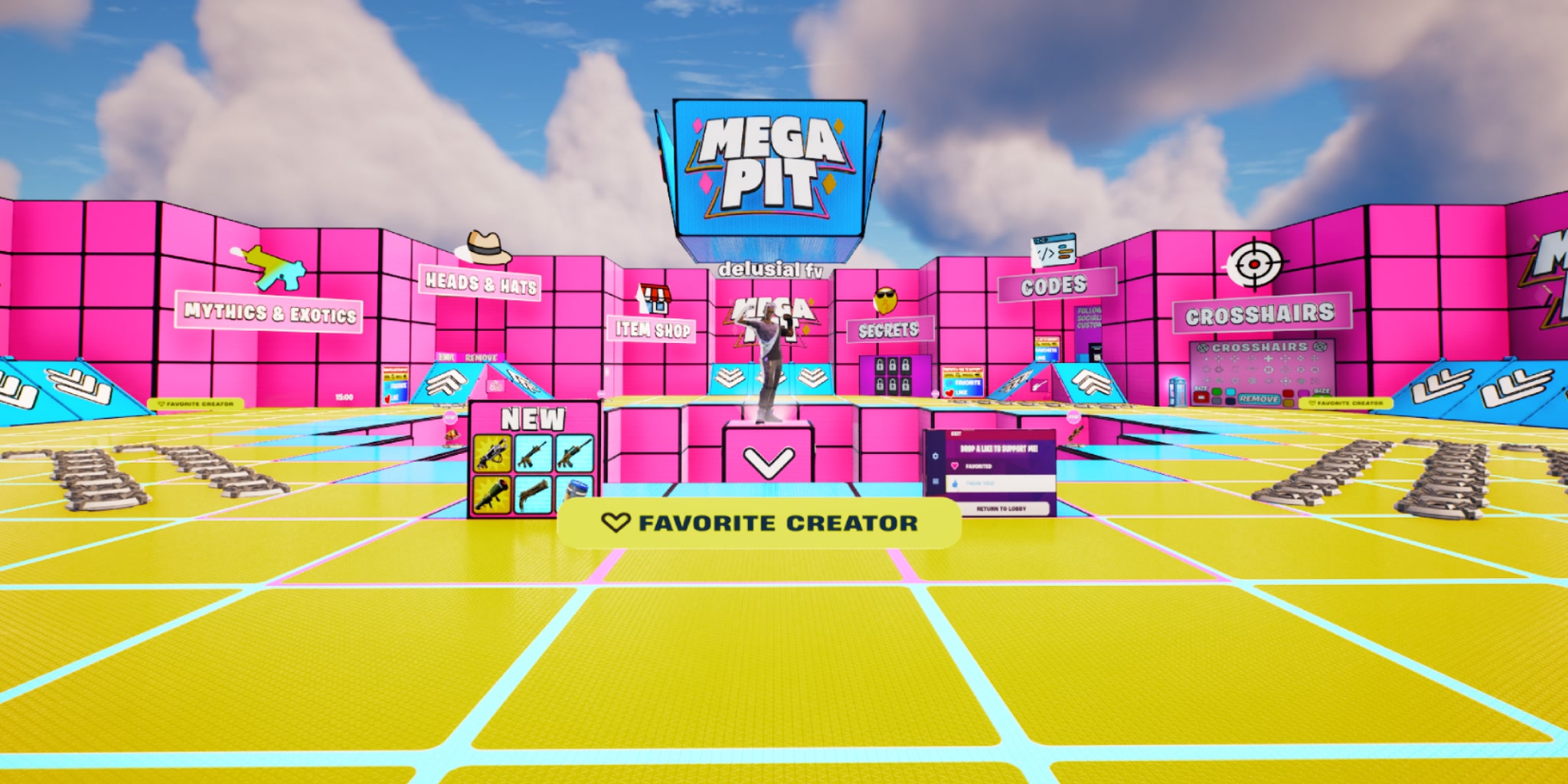 MEGA PIT 2602-7745-0704 by delusial - Fortnite Creative Map Code ...