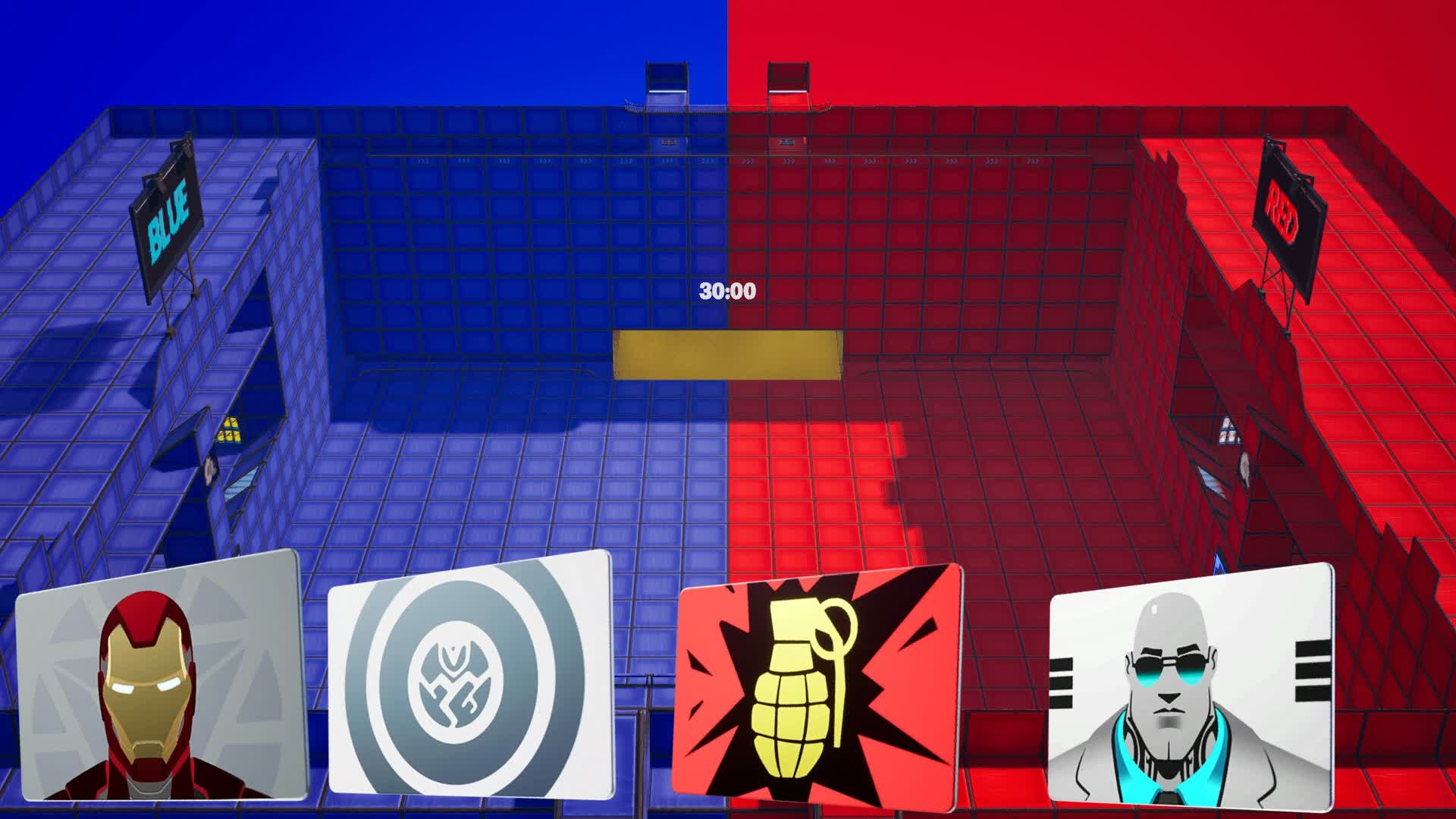 RED VS BLUE! | HERO BATTLES! 8677-1590-4933 by bereket - Fortnite ...