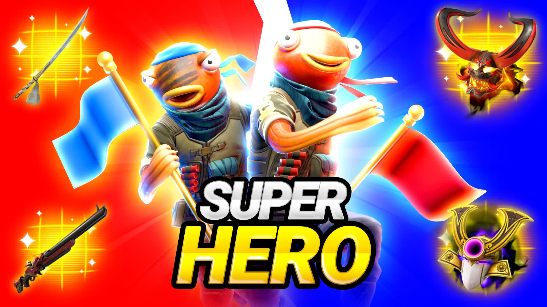 🚩SUPER HERO CAPTURE THE FLAG 🚩 3009-0069-4862 by nindogames - Fortnite ...