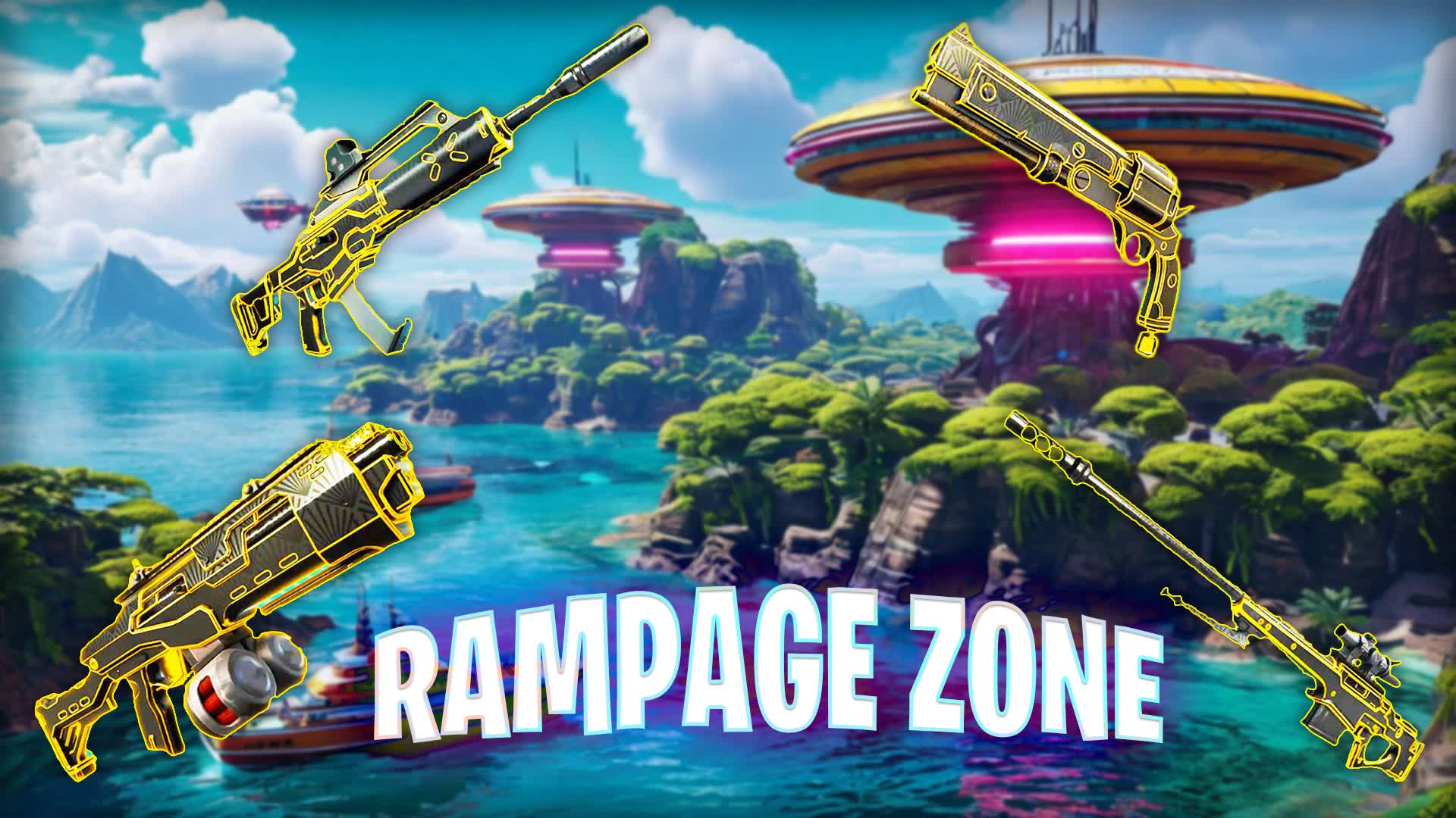 RAMPAGE ZONE 6122-0441-4832 by 8-yuno-8 - Fortnite Creative Map Code - Fortnite.GG