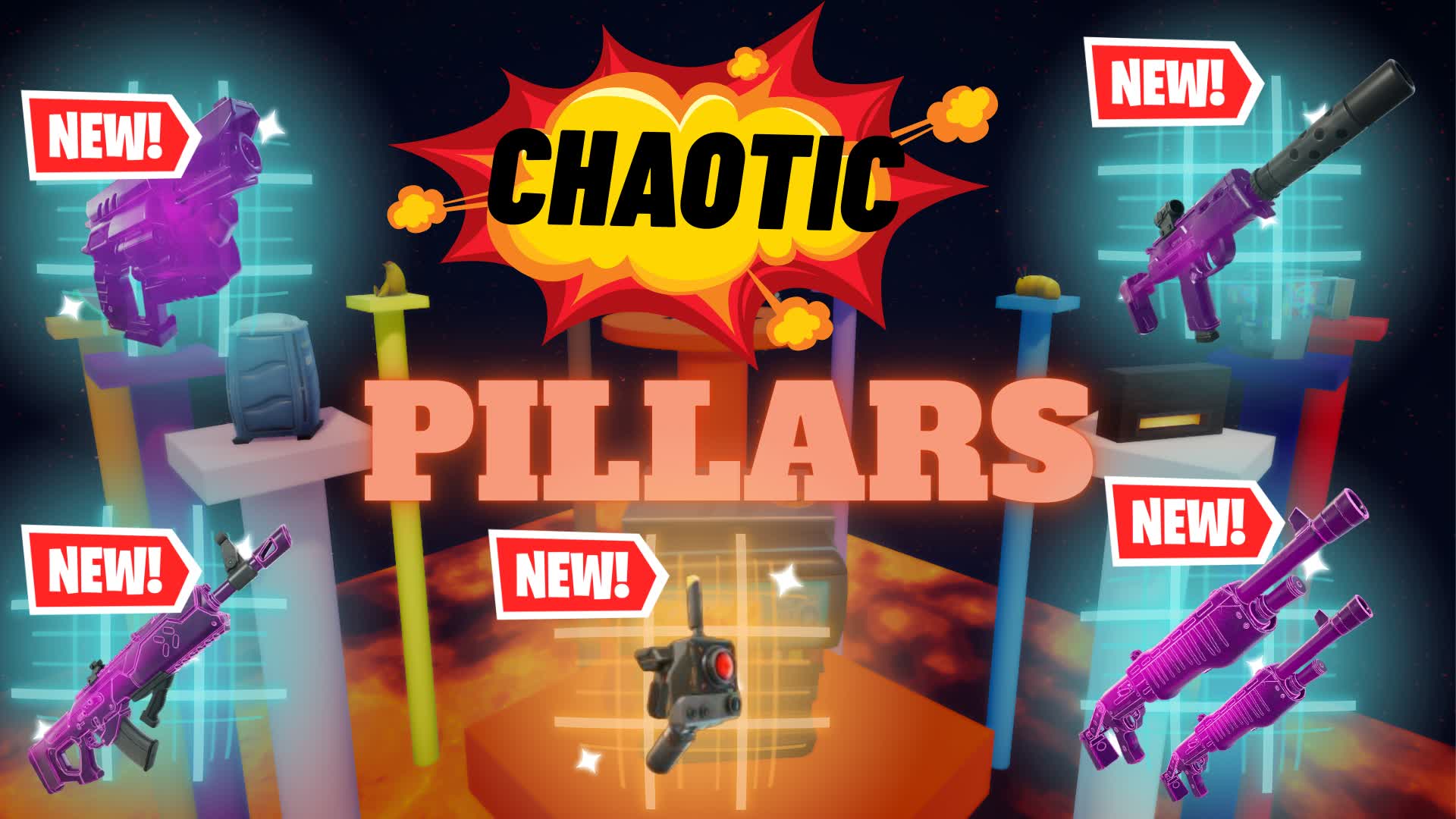Chaotic Pillars 💥 9795-6668-8382 by progamer2win - Fortnite Creative ...