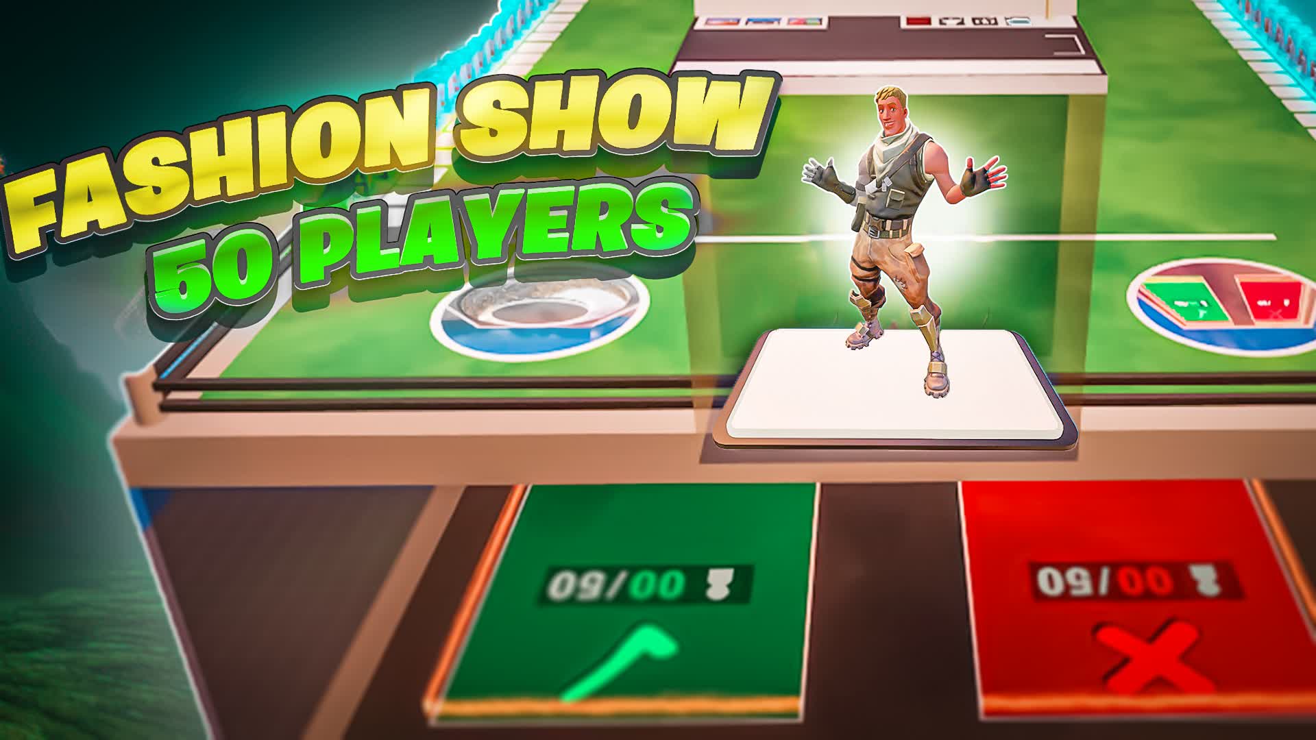 Advance 50 FASHION SHOW 🎭 1059-4556-0093 by spi - Fortnite Creative Map ...