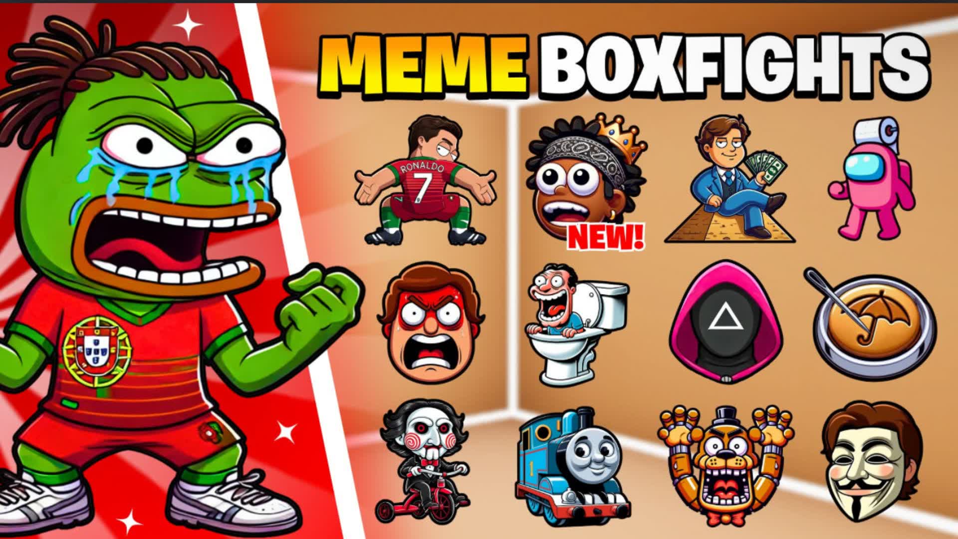 MEME BOXFIGHTS 📦 8579-4850-9262 by jron - Fortnite Creative Map Code ...