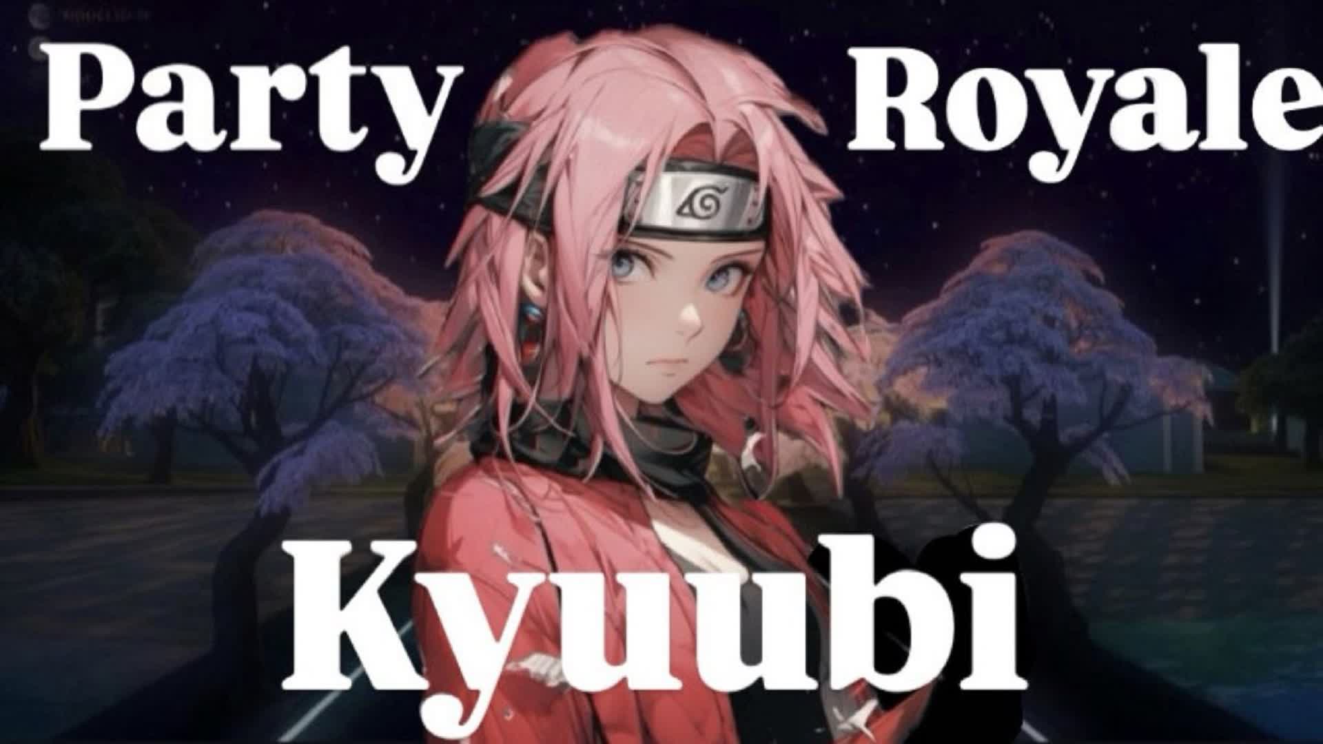 الحفل الملكي كيوبي Kyuubi Party Royale 6663-3038-8966 من ابتكار ohs - Fortnite