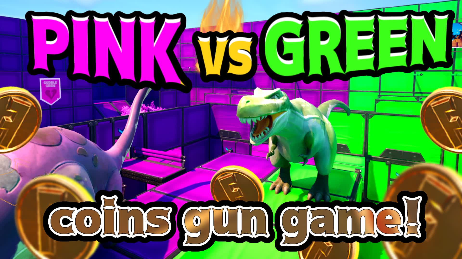 Pink_VS_GreenV4 2742-3225-5674 by shirasu - Fortnite Creative Map Code ...