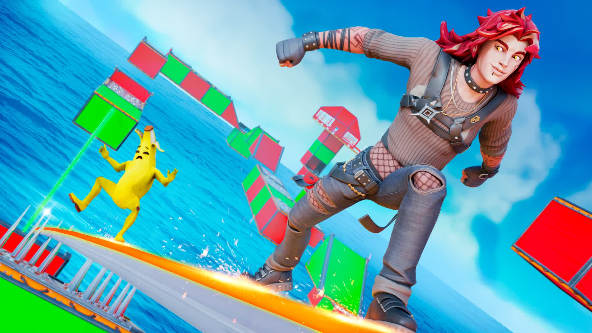 200 flying deathrun 🏃🏻‍♀️ 1673-0570-5848 by pouch007 - Fortnite ...