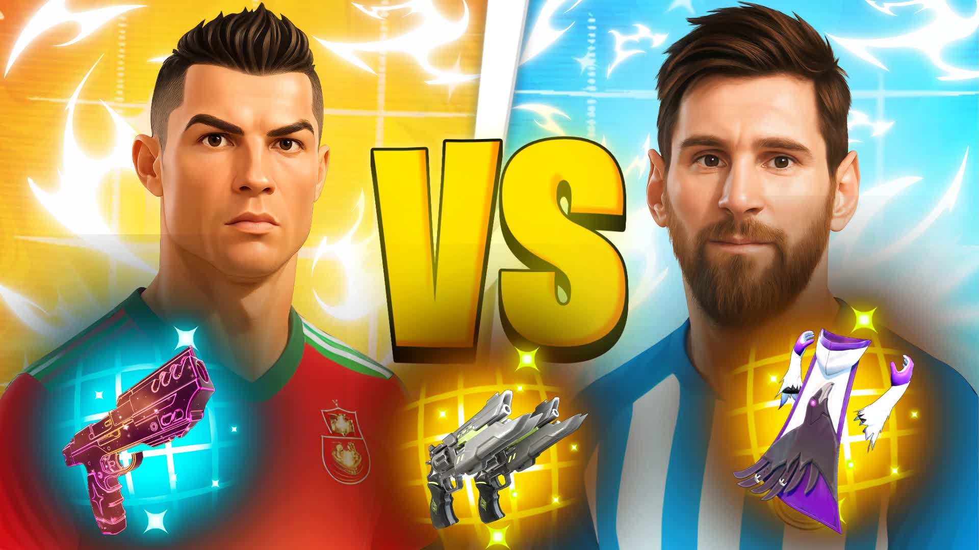NEW RONALDO VS MESSI🔴🔵 3667-5638-0745 by r33d7 - Fortnite Creative Map Code - Fortnite.GG