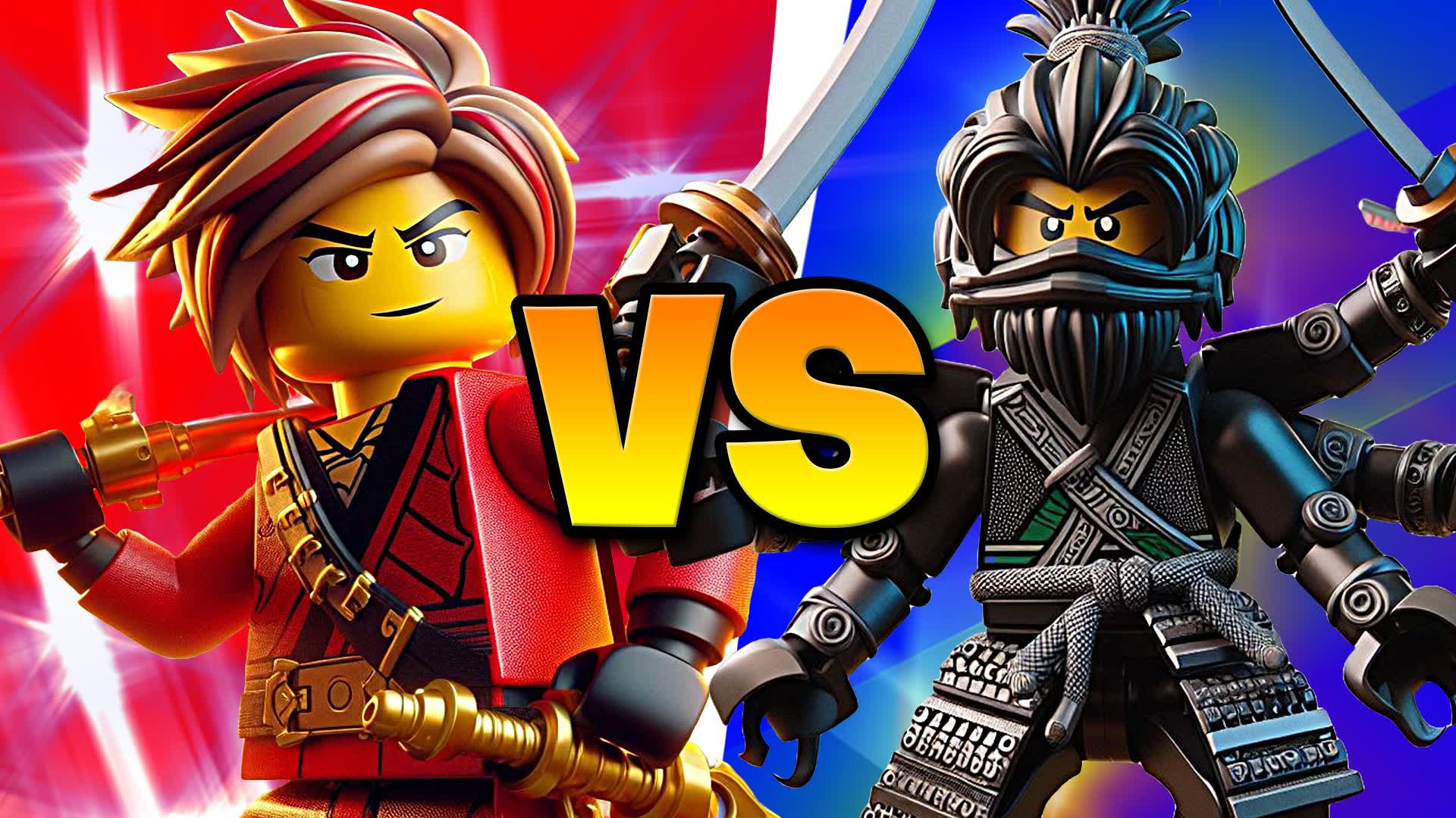 🔴 KAI VS GARMADON NINJA RED VS BLUE 🔵 0015-5692-7936 by lyratu ...