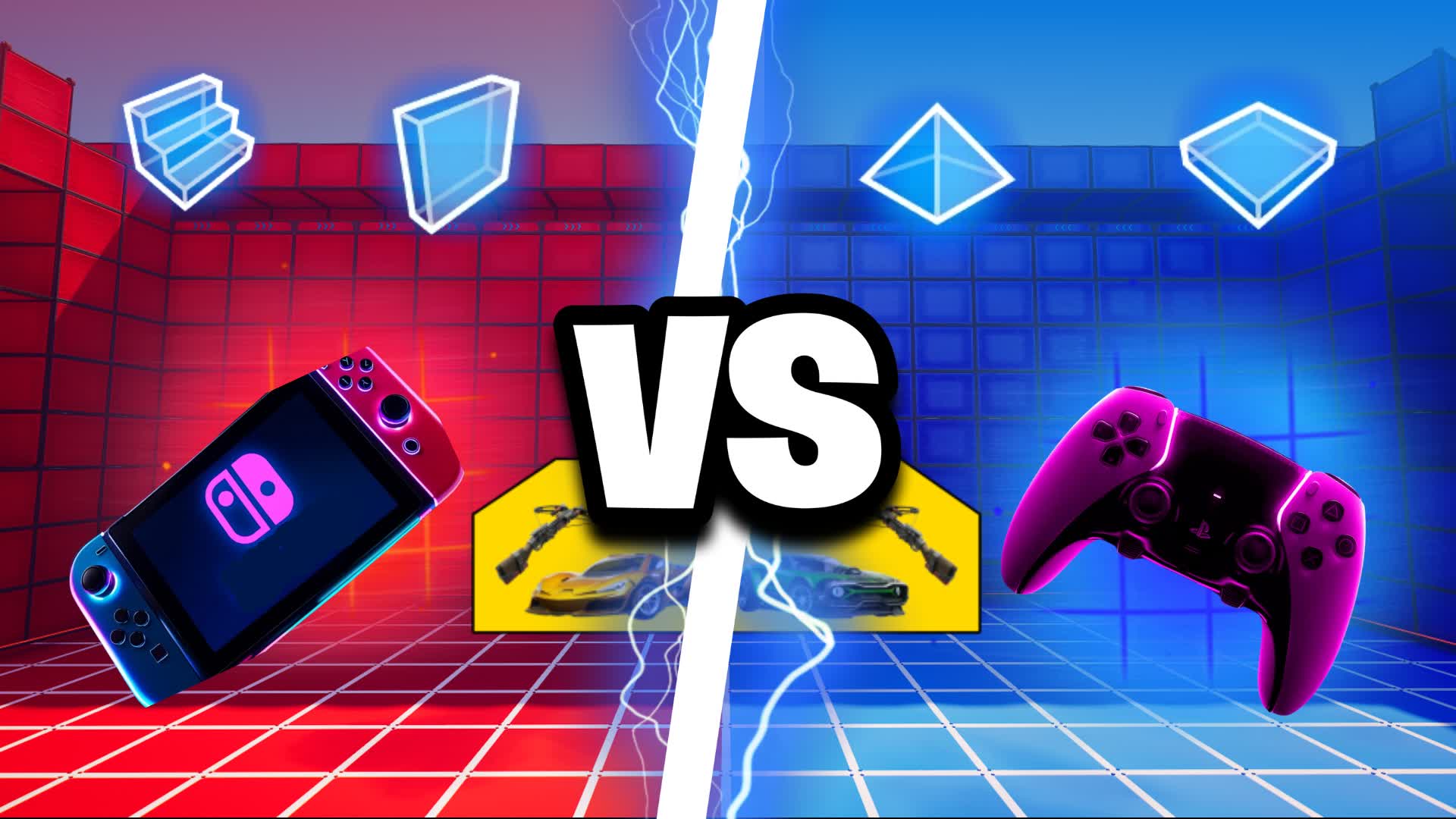 PS6 VS SWITCH3 🔥 RED VS BLUE 🔴🔵 5055-2852-9560 by julix7 - フォートナイト