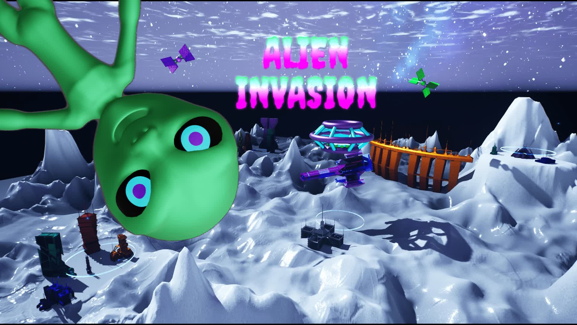 ALIENS ON THE MOON 4309-0108-4946 by froog - Fortnite Creative Map Code ...