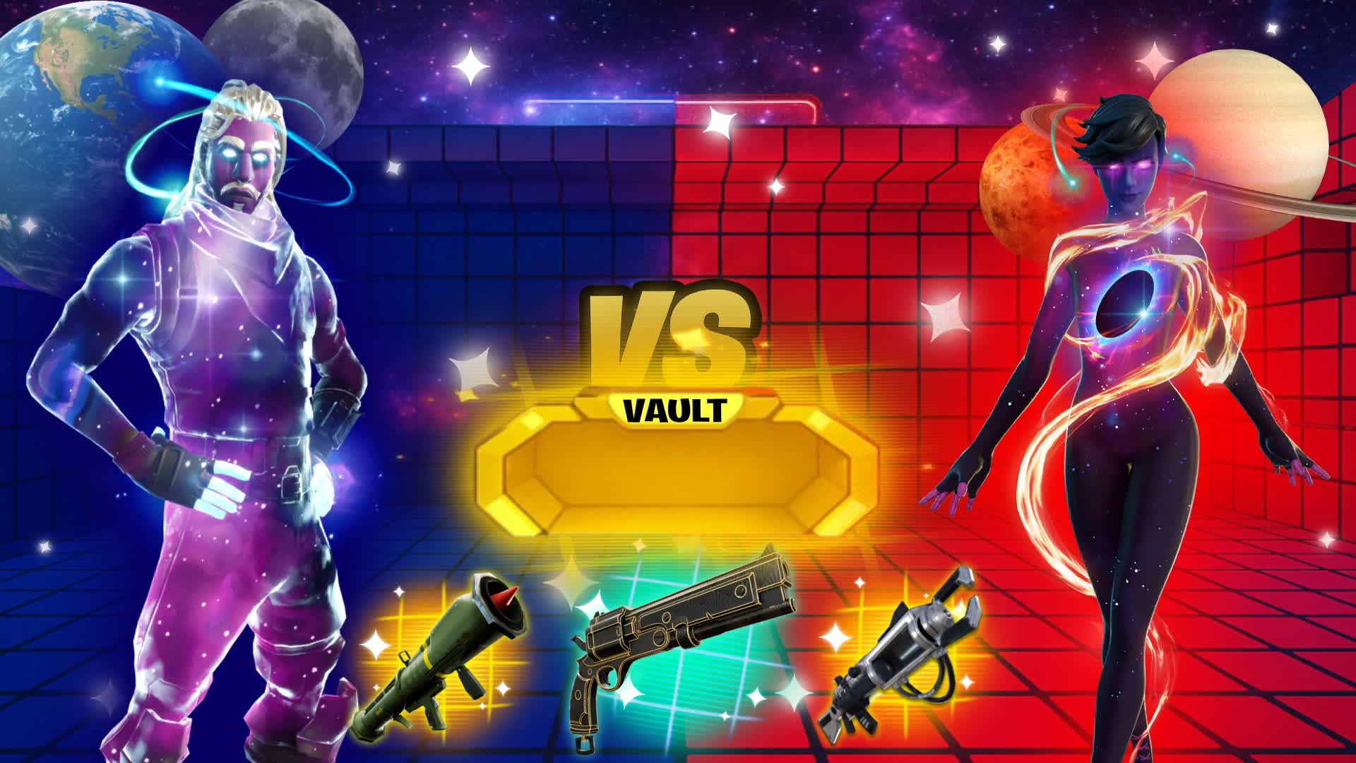 GALAXY BATTLE🌌RED VS BLUE 🔴🔵 3626-5908-2417 by danlessa - Fortnite ...