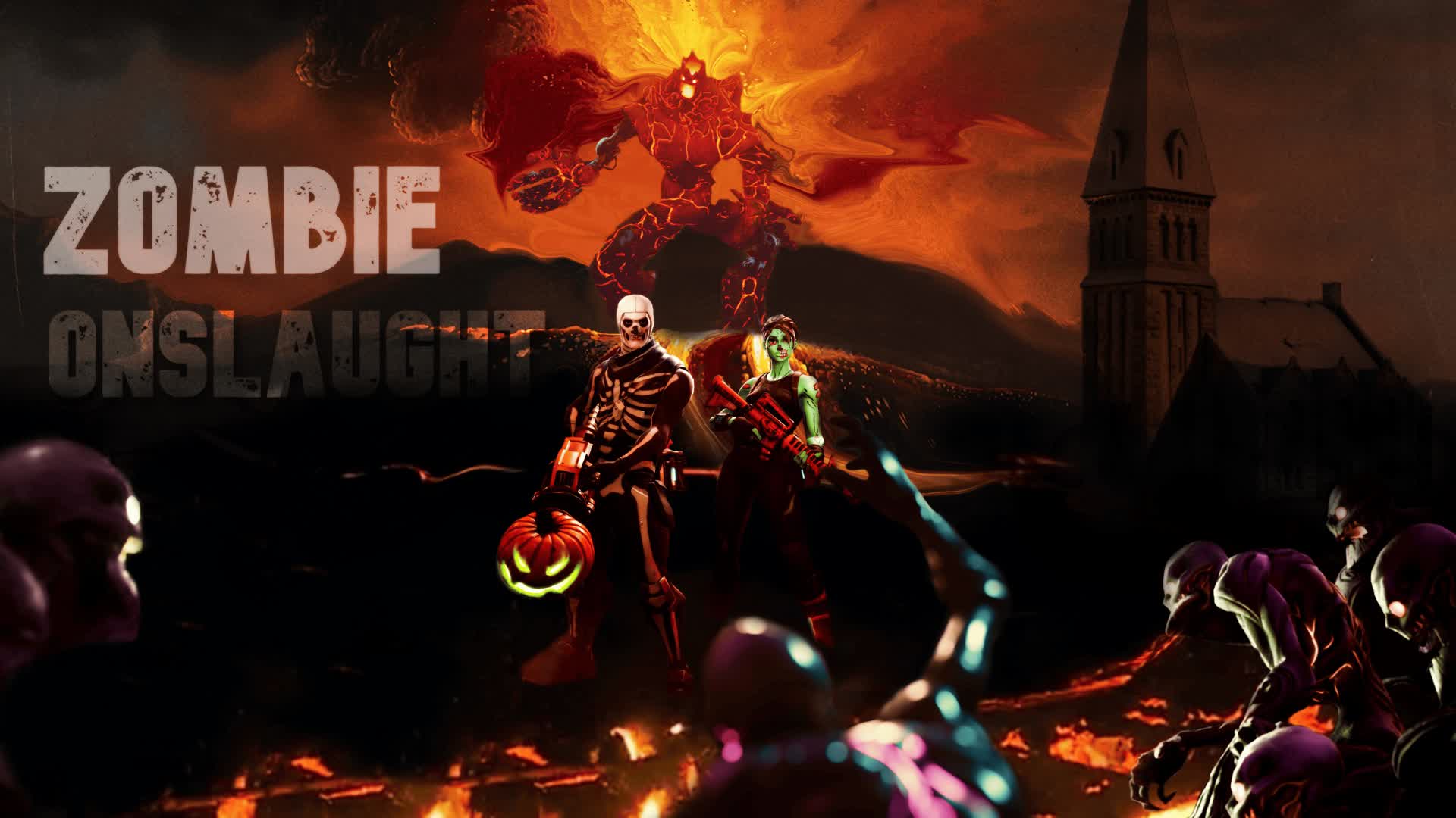 Zombie Onslaught 2863-1674-8235 by redfox - Fortnite Creative Map Code ...