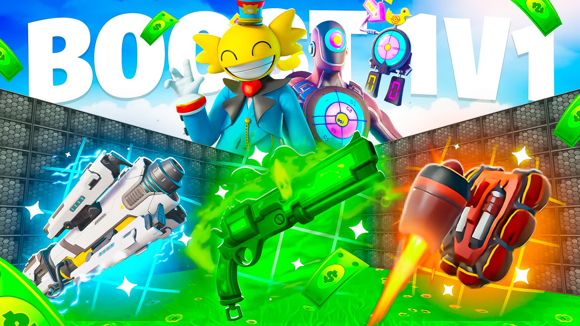 BOOST 1V1 FFA – ALL GUNS 9883-6861-6620 by 07marco - Fortnite