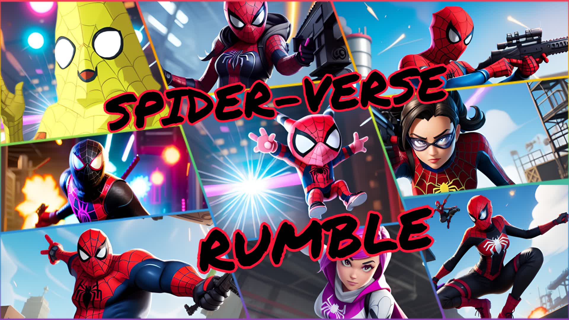 SPIDER-VERSE RUMBLE 9210-7282-0856 by mooch - Fortnite Creative Map ...