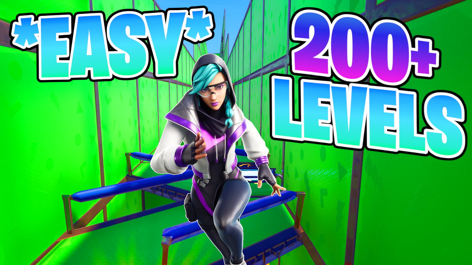 DEFAULT PARKOUR 200+ LEVELS 0750-4909-0691 by ohtibuk - Fortnite Creative Map Code - Fortnite.GG