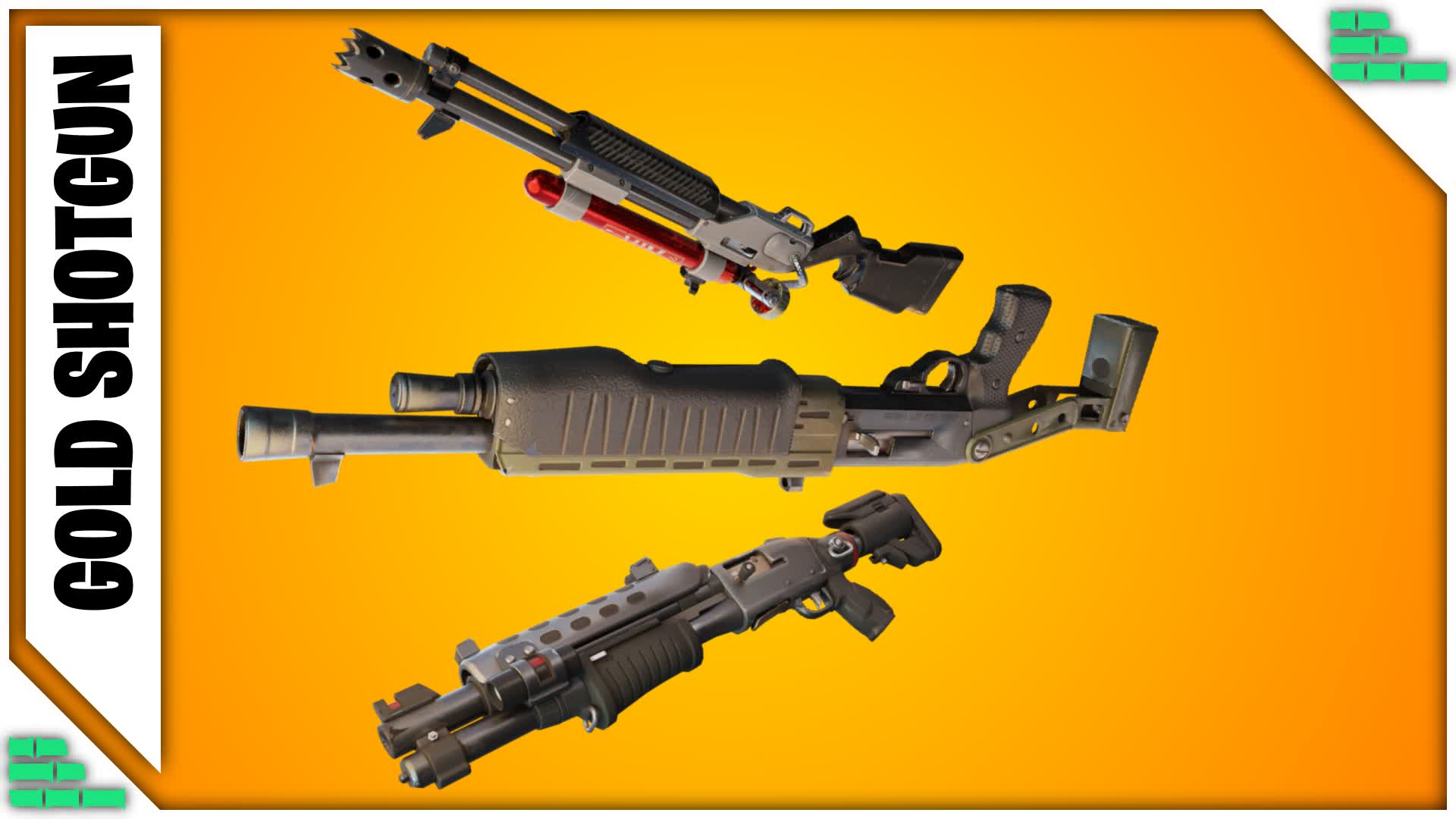 gold shotguns 5198-2366-1418 by pandvil - Fortnite.GG