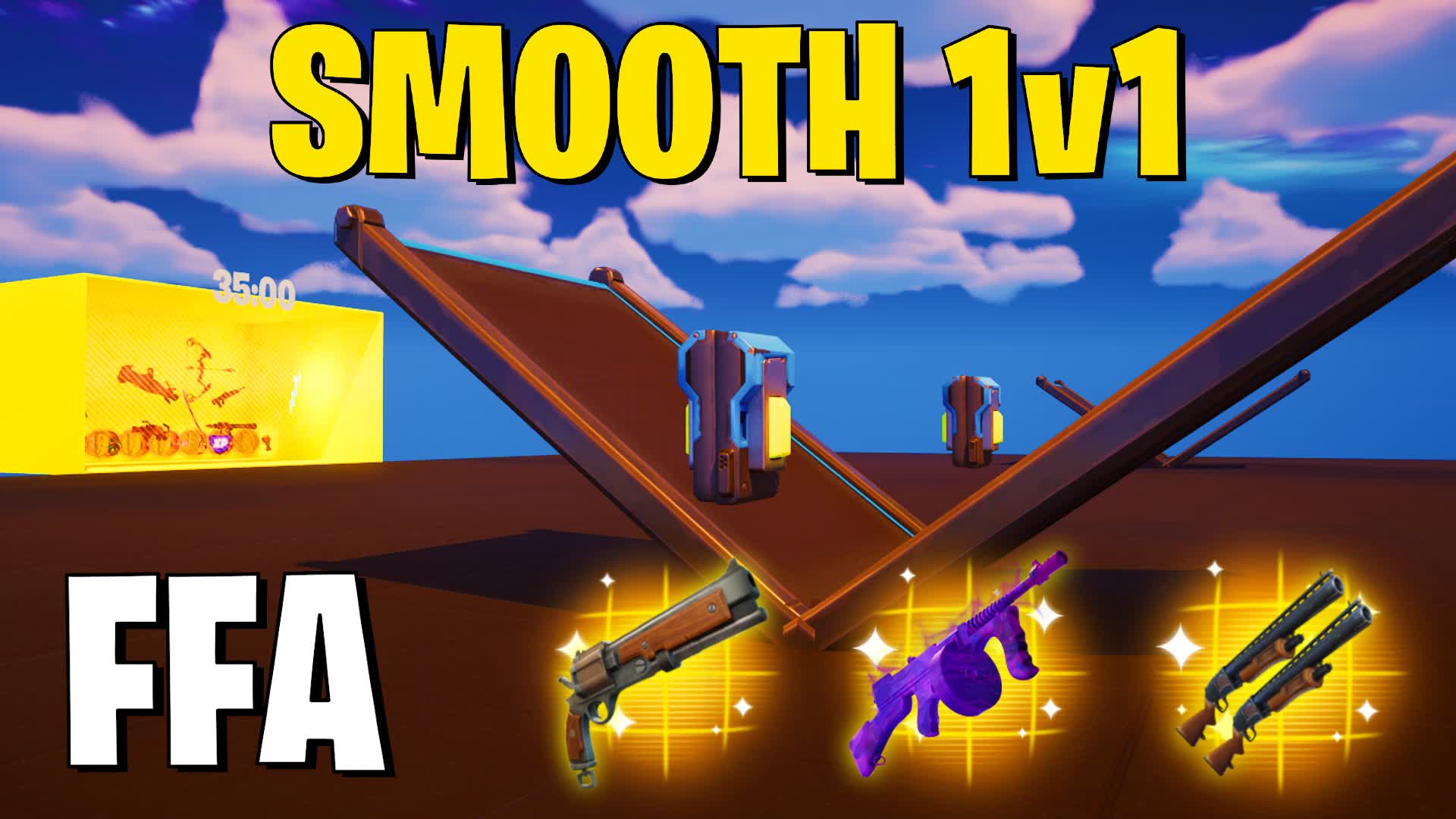 ☁️ SMOOTH 1v1 - FFA 8666-3460-3931 by philip2w - Fortnite Creative Map ...