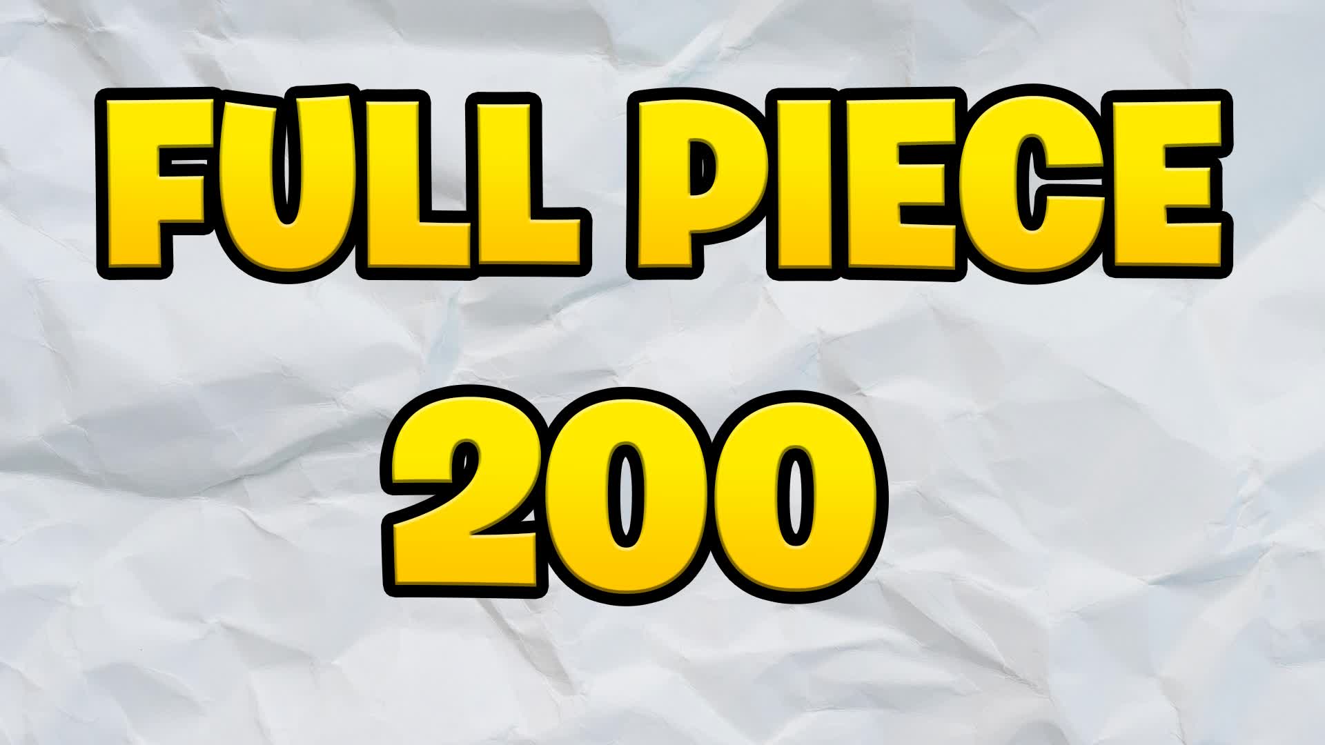 Full Piece 200 💀 (Mantjans) 1853-1497-8031 by mantjans - Fortnite Creative Map Code - Fortnite.GG
