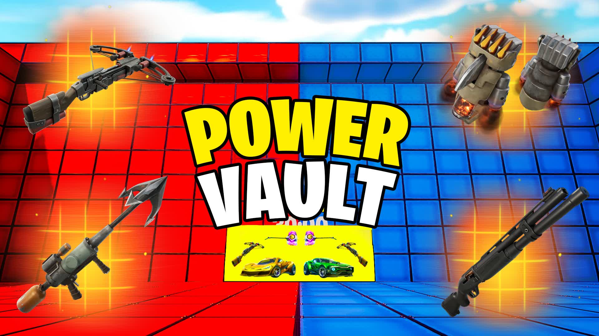 POWER RED VS BLUE 🔴🔵 0971-1660-6525 by rili - Fortnite Creative Map ...