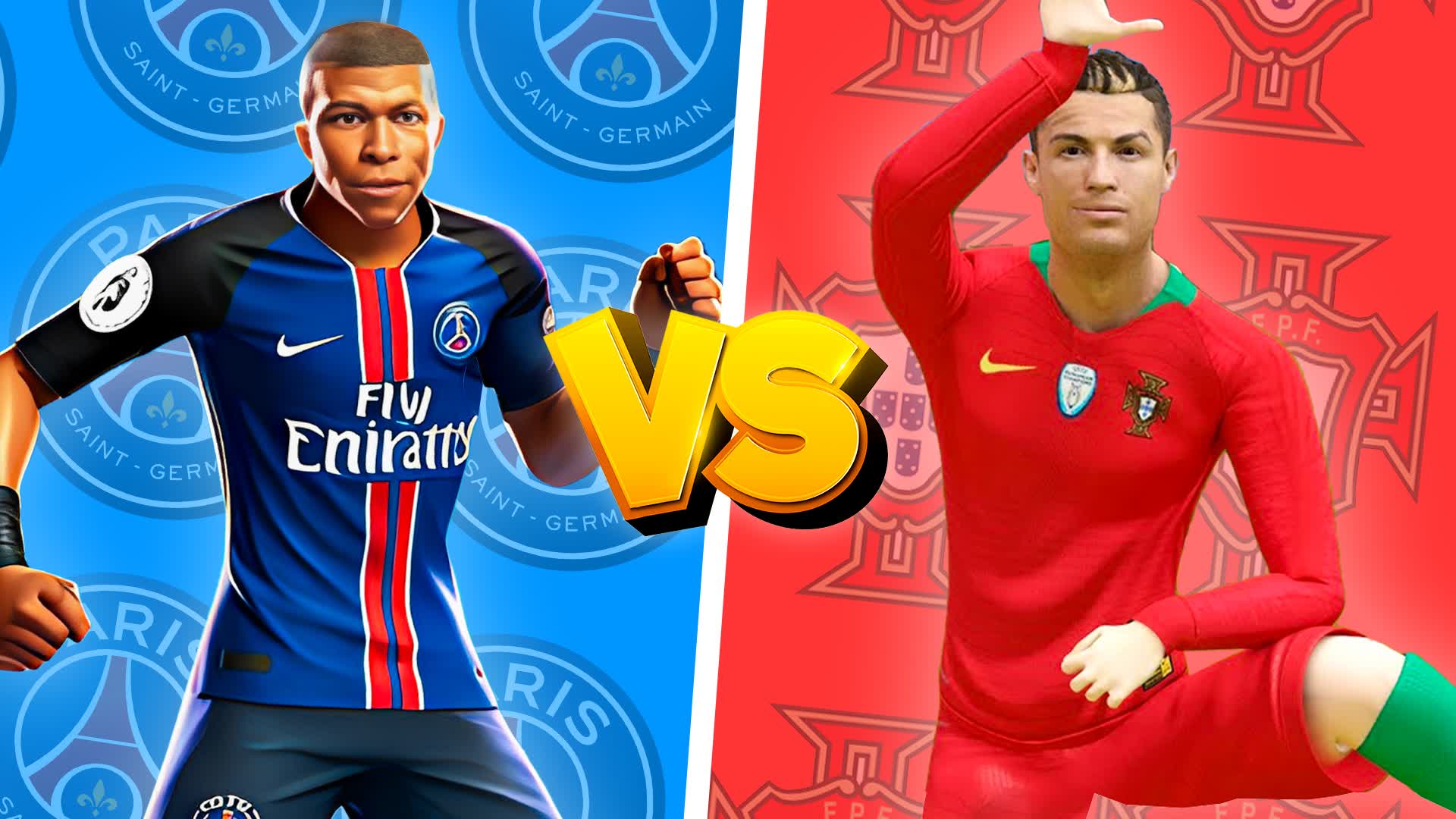 🇫🇷 MBAPPE VS RONALDO 🇵🇹 5849-0246-2837 by mycomplexe - Fortnite.GG