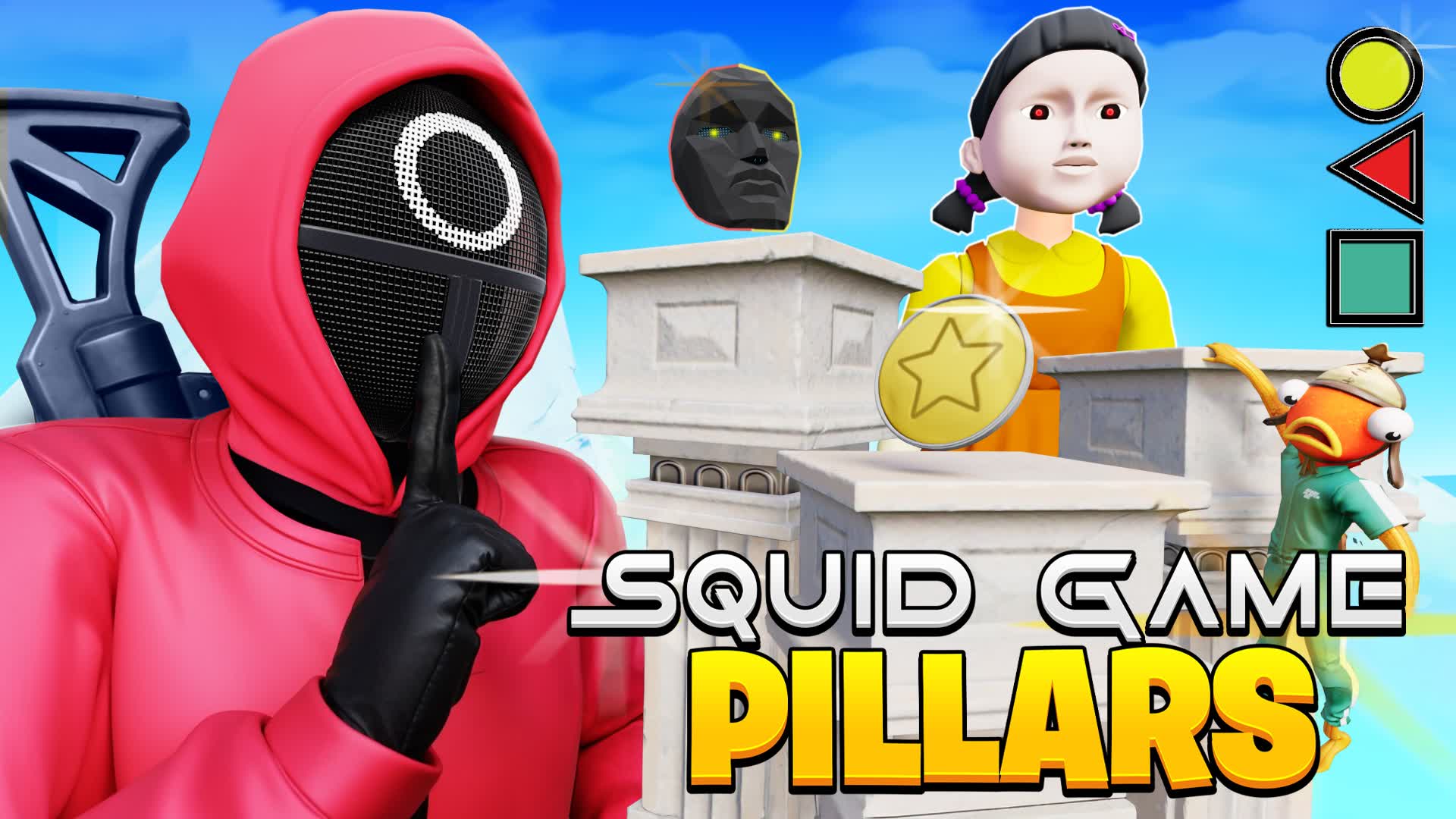 THE SQUID PILLARS 🐙 3286-6935-4406 by ismaa - Fortnite Creative Map ...