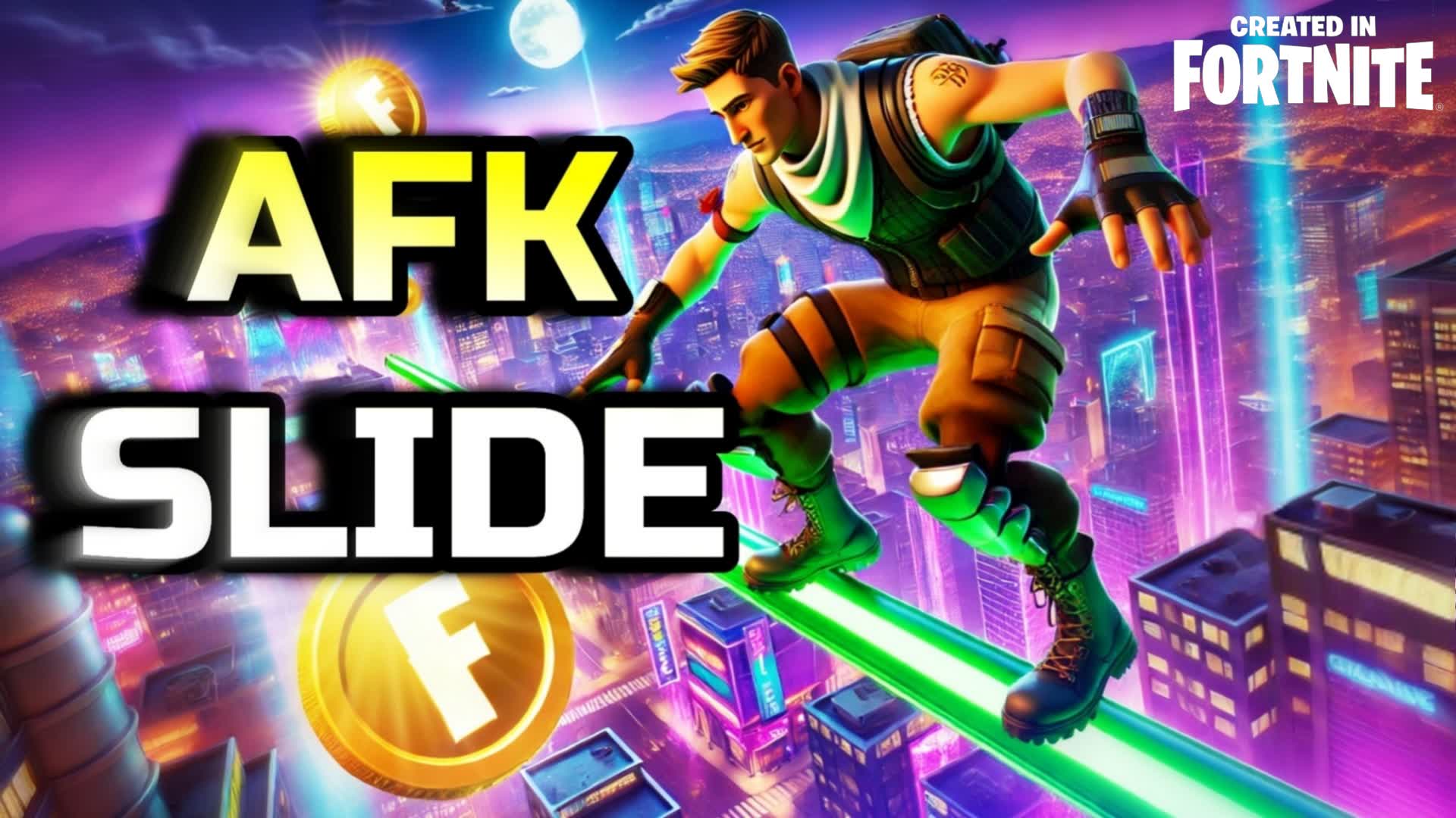 SUPER AFK^ SLIDE AND CHILL 3269-1484-4621 by wnstn - Fortnite