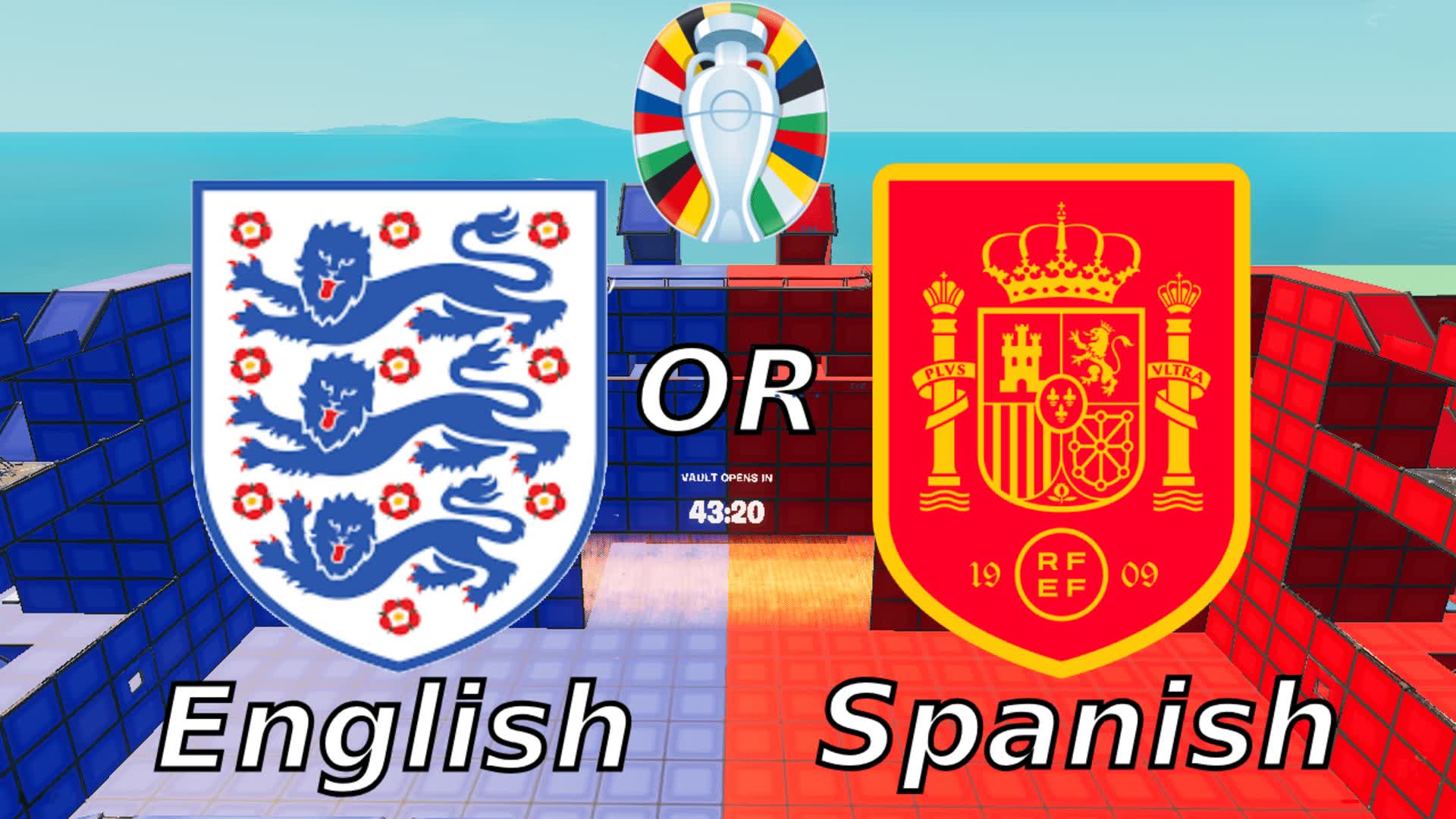 ENGLISH VS SPANISH RED VS BLUE 4039-4744-4418 by jkguys - Fortnite ...