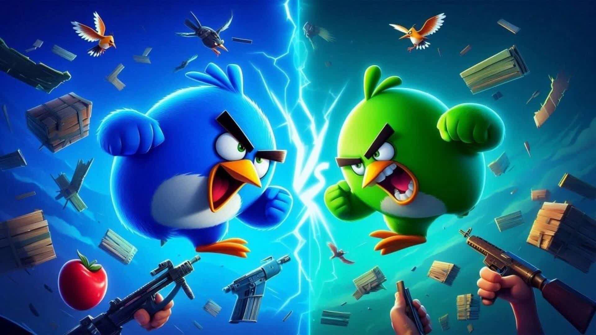 BIRDS BLUE VS GRIN 4460-9416-1746 by gluw - Fortnite Creative Map Code ...