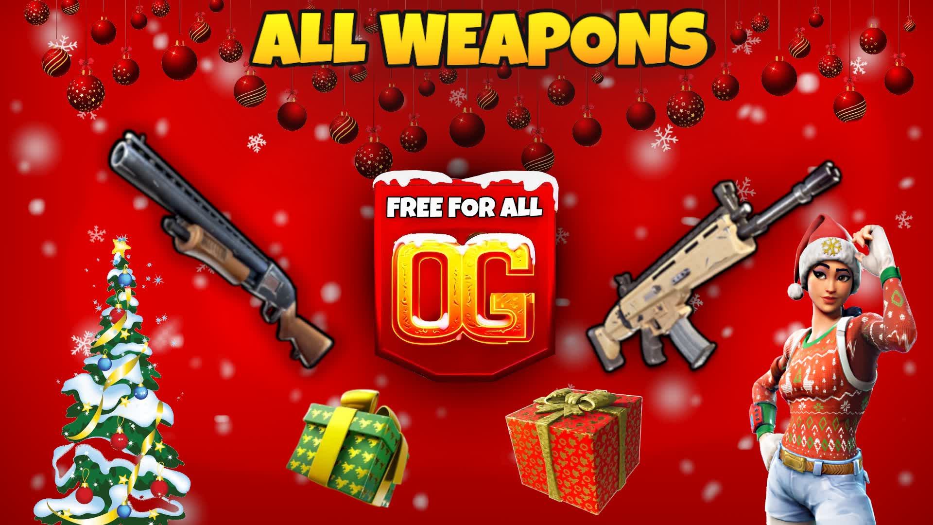 CHRISTMAS FREE FOR ALL - ALL WEAPONS 🎅 3436-6206-7669 by backpackjnr ...