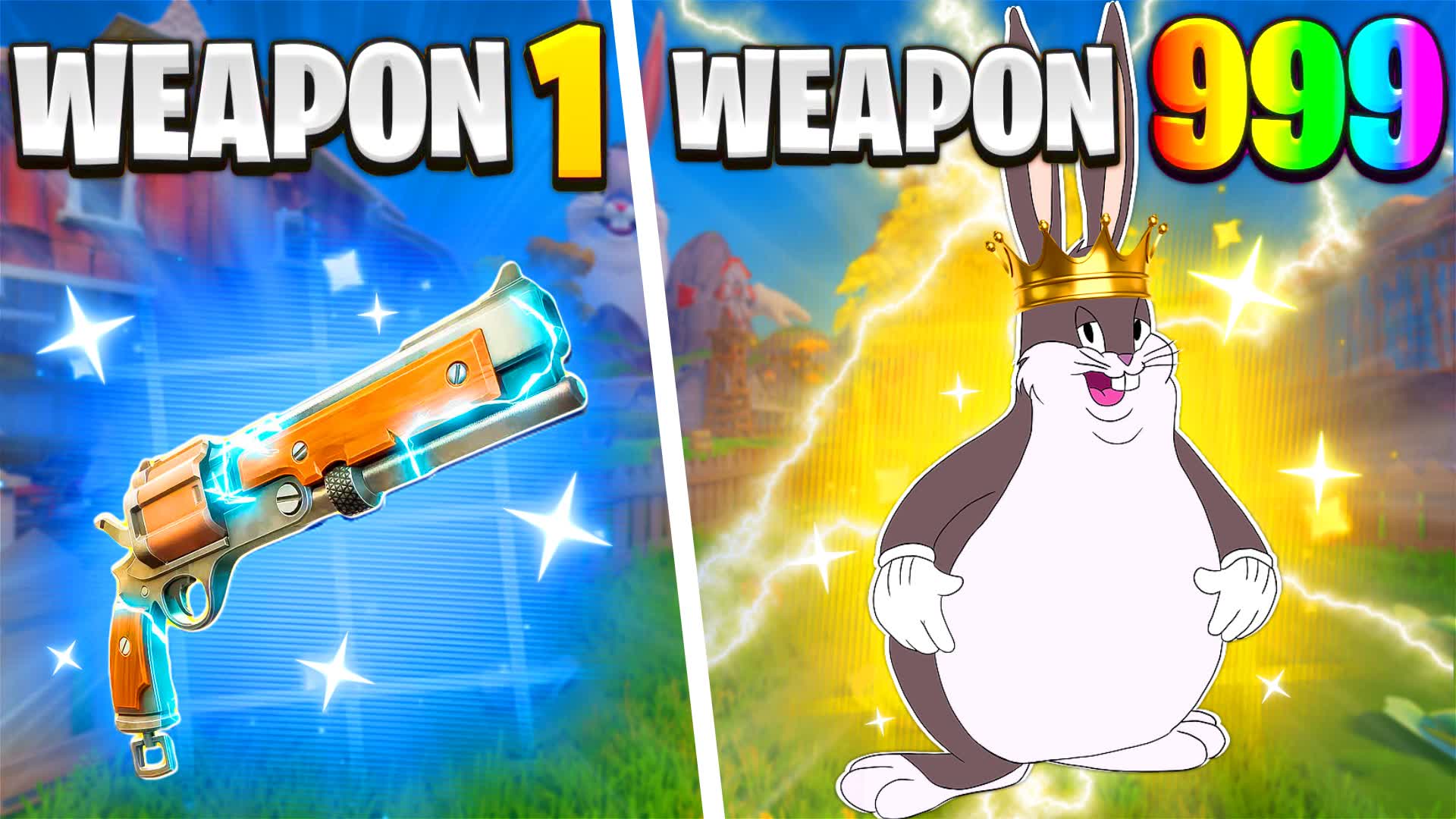 🐰 BIG CHUNGUS GUN GAME - ONE SHOT 🎯 2801-1414-1542 by popuhpilo - Fortnite Creative Map Code ...