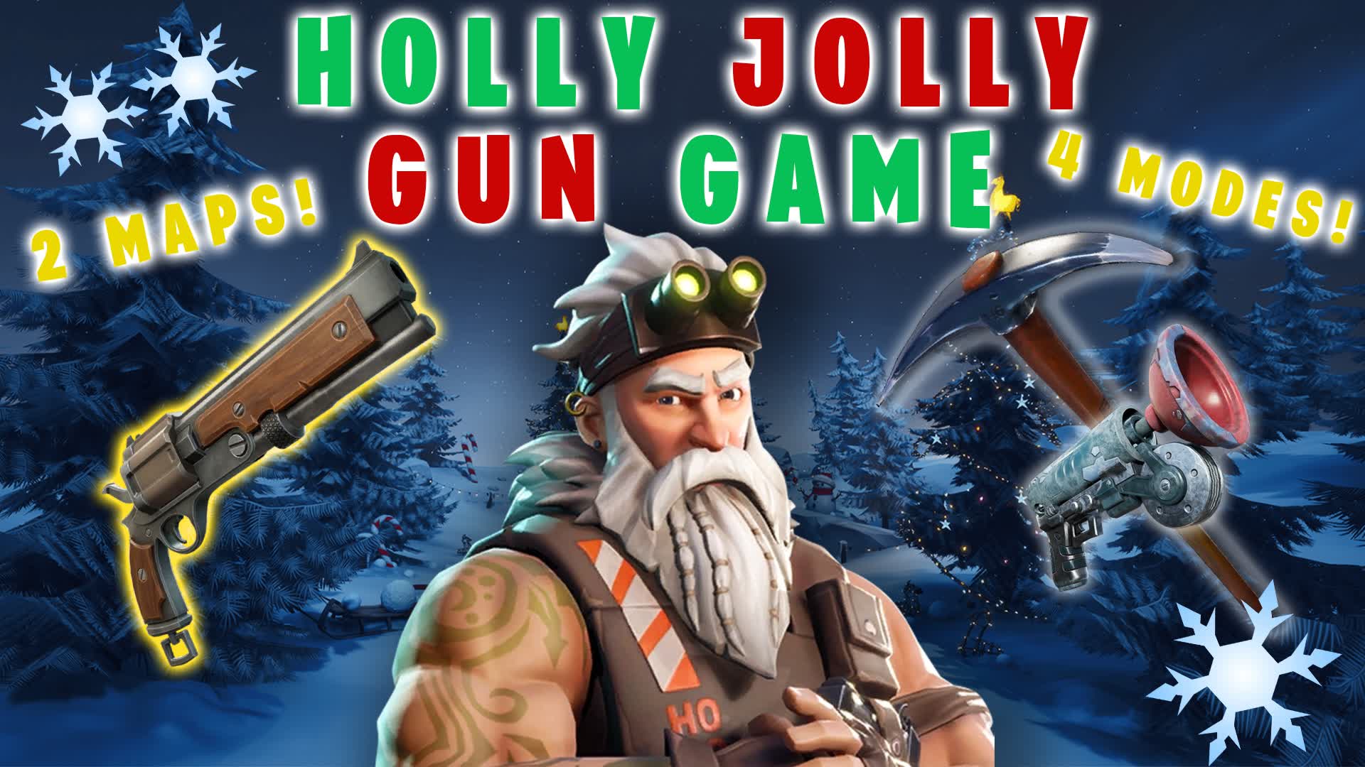 Holly Jolly Gun Game 2579-6108-1647 by tentacleman - Fortnite Creative ...