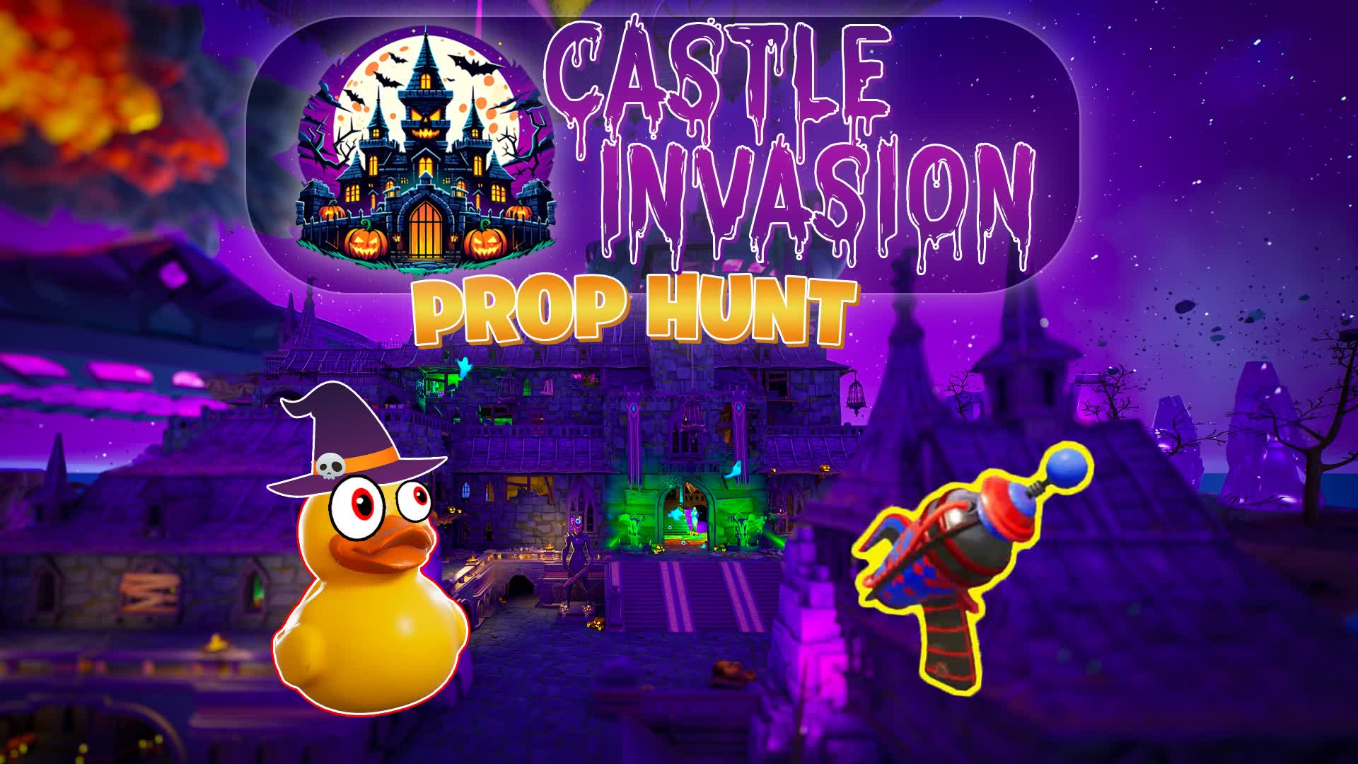 CASTLE INVASION PROP HUNT 👽 - 8474-2104-8450 | Fortnite Zone