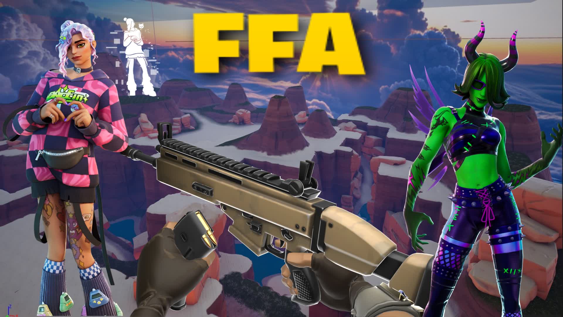 FPS Bots FFA Canyon Island 0029-6358-5925 by ironydev - Fortnite ...