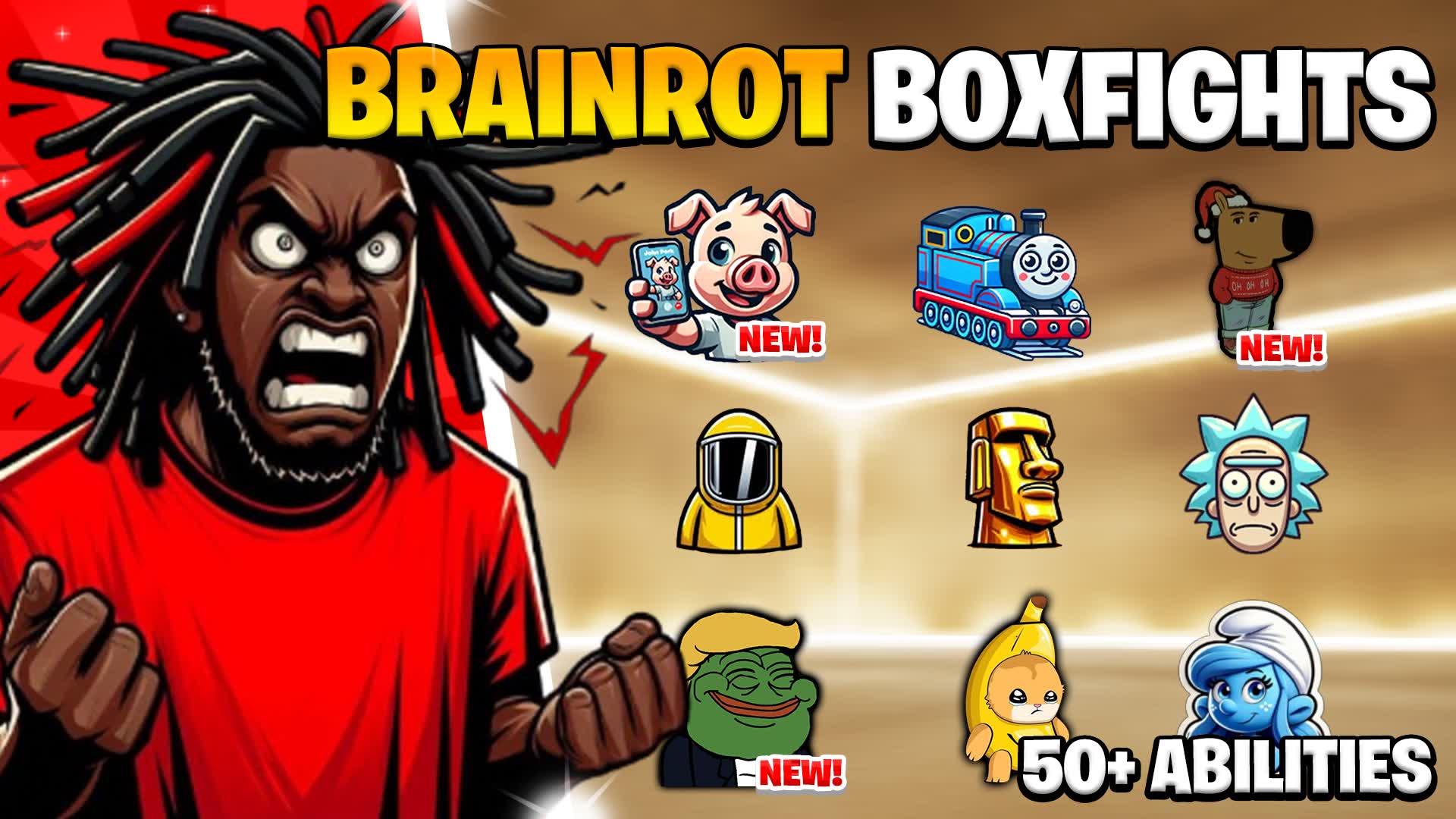 🧠 BRAINROT BOXFIGHTS 📦 5379-4325-9033 par teamsnx - Fortnite