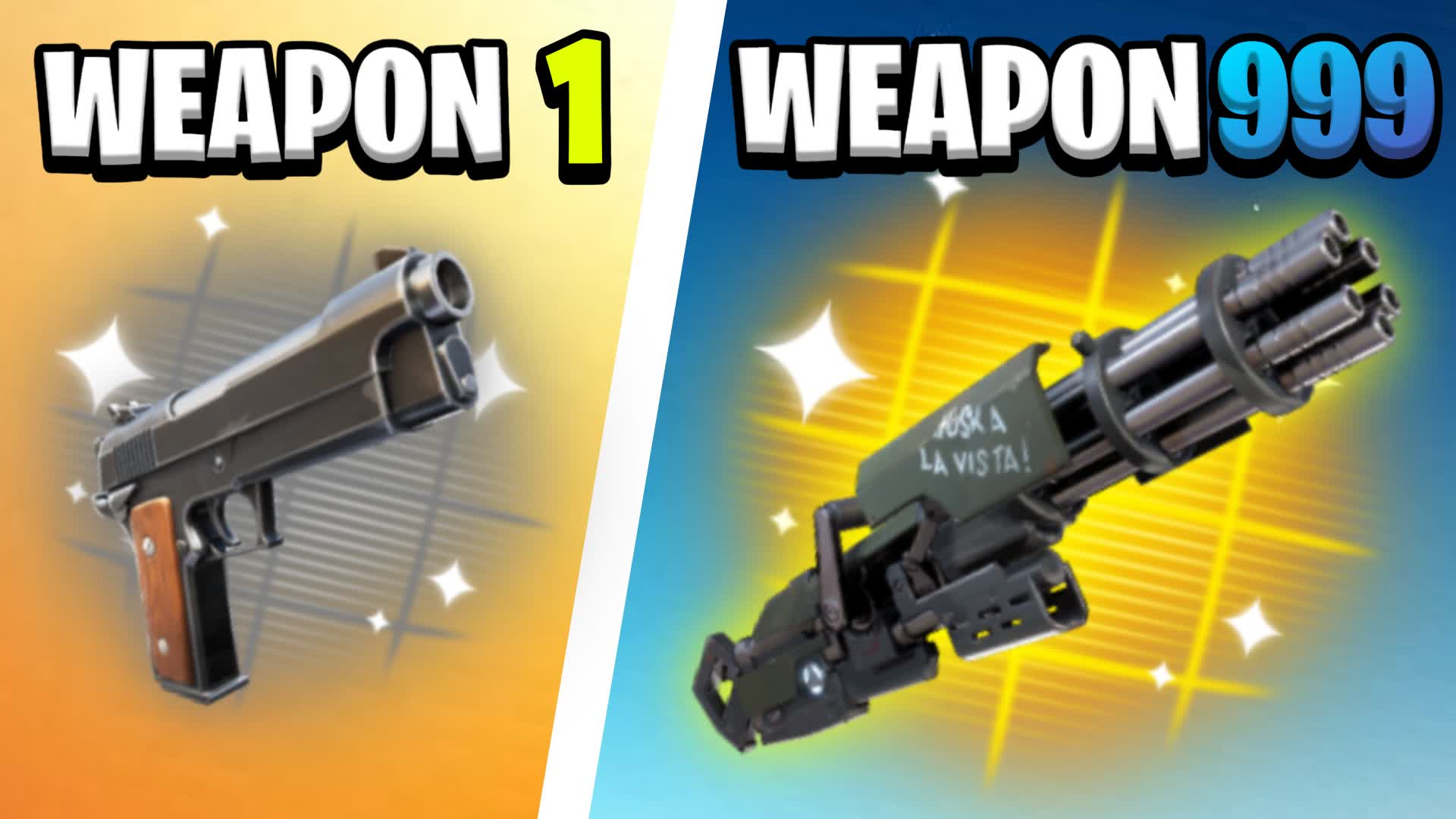 ⭐️ENDLESS GUN GAME🔫ONE SHOT 8820-1870-9341 by flowzz - Fortnite ...