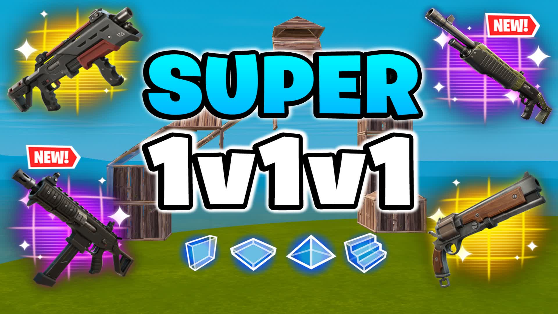 1V1V1 SUPER PVP EXOTIC MYTHIC 1V2 2V1 4088-5232-4888 by pro.games - Fortnite Creative Map Code ...