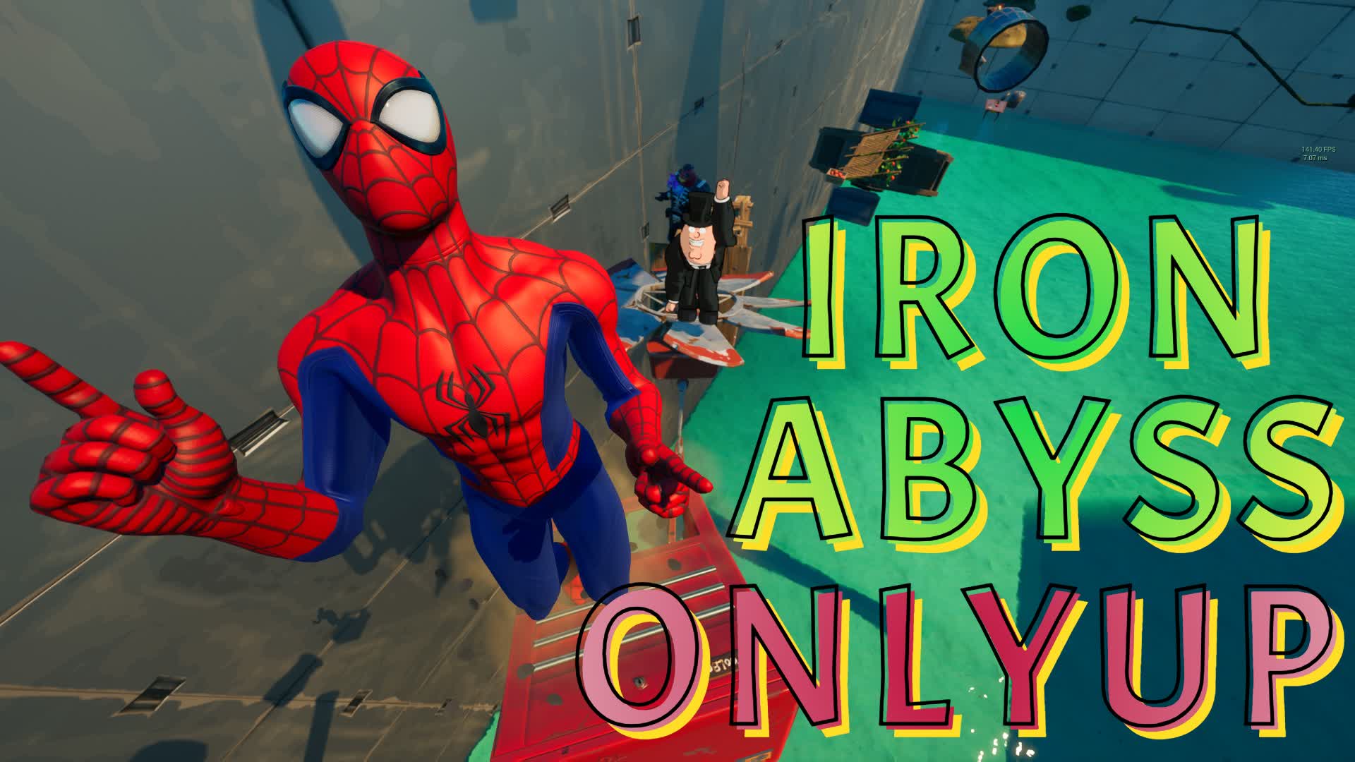 OnlyUp: Iron Abyss 2501-2454-6543 من ابتكار zombif - Fortnite