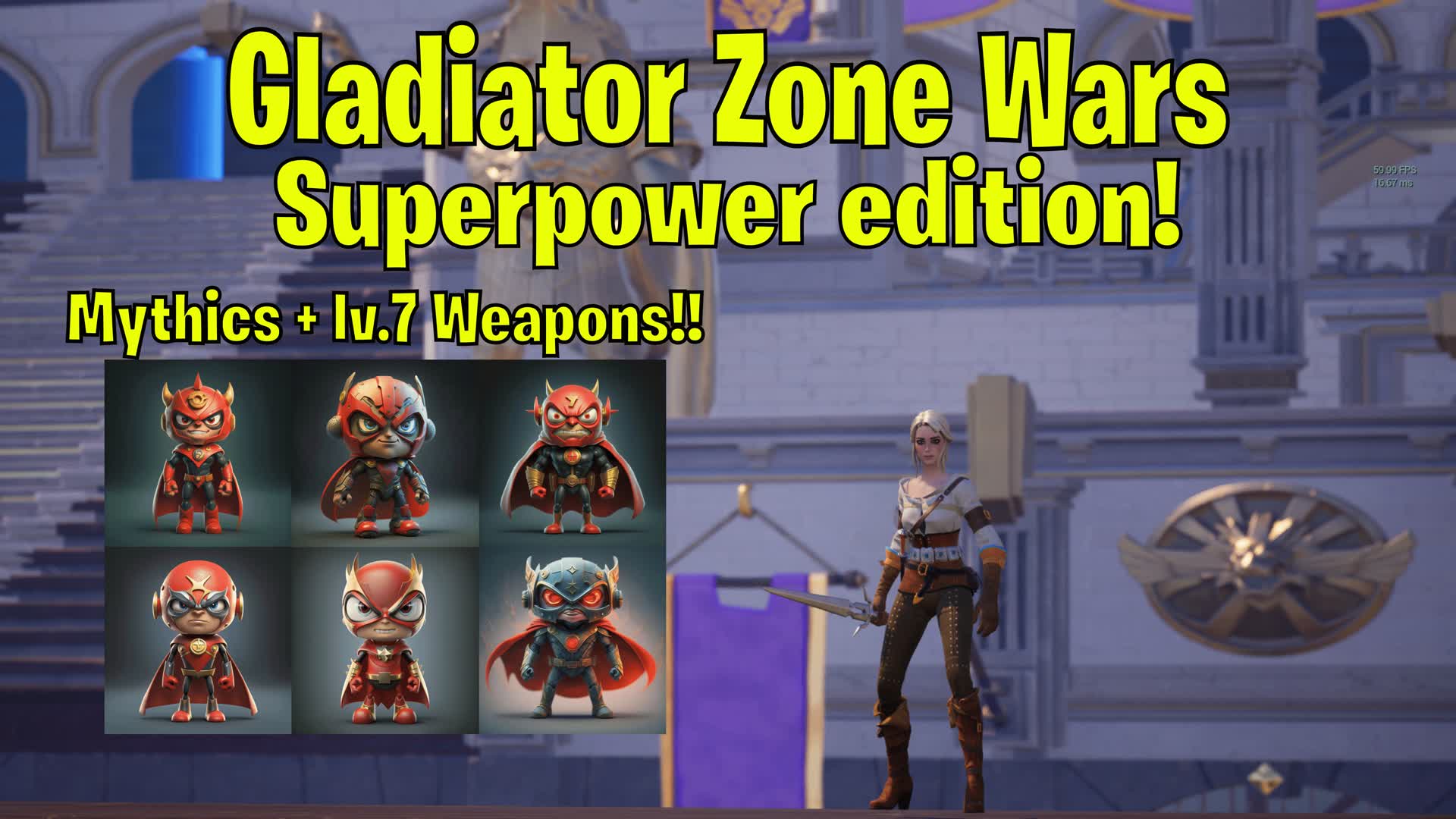 Gladiator Zone wars with Superpowers 5154-2895-2051 by ezbuildz ...