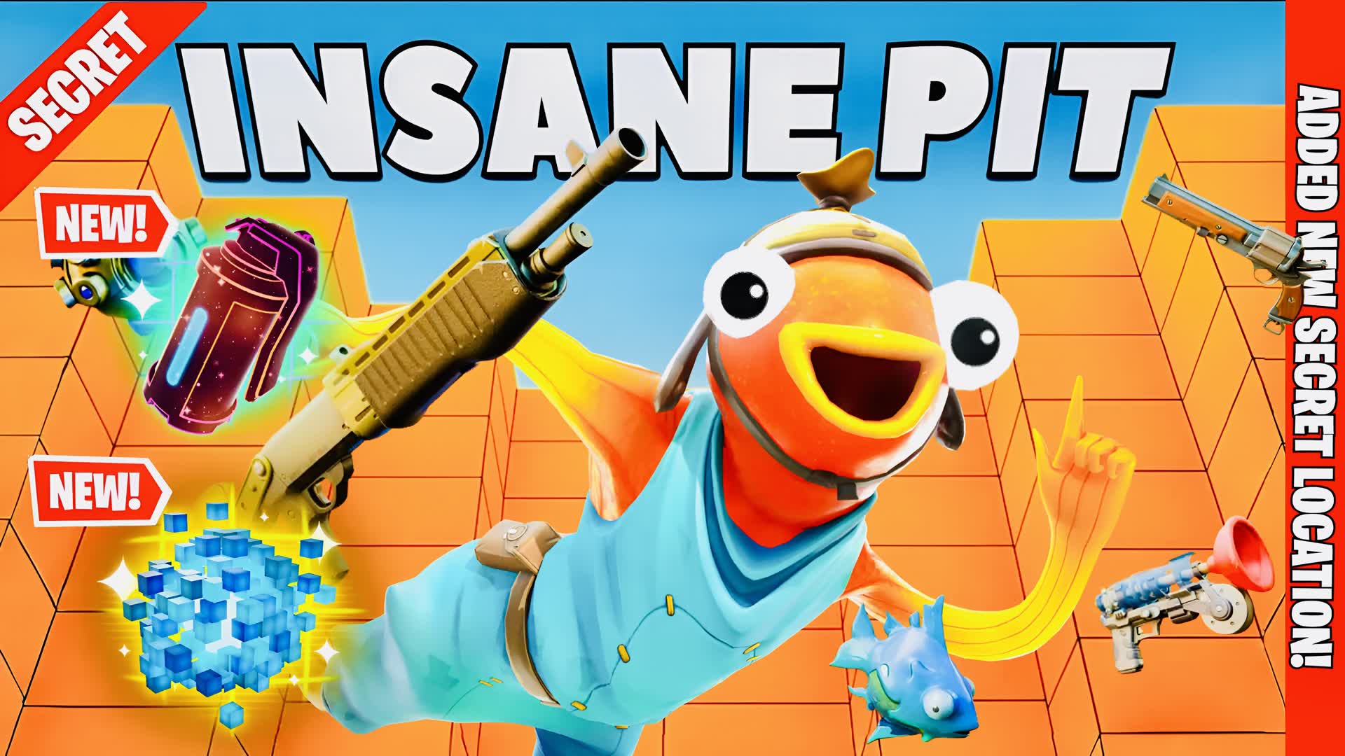 INSANE PIT - الحفرة 7494-4250-1114 by unblast - Fortnite Creative Map Code - Fortnite.GG