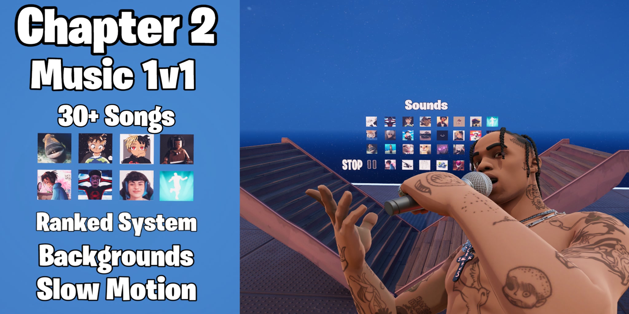 Chapter 2 Music 1v1🎵 2019-5550-8681 by frexty1 - Fortnite Creative Map ...