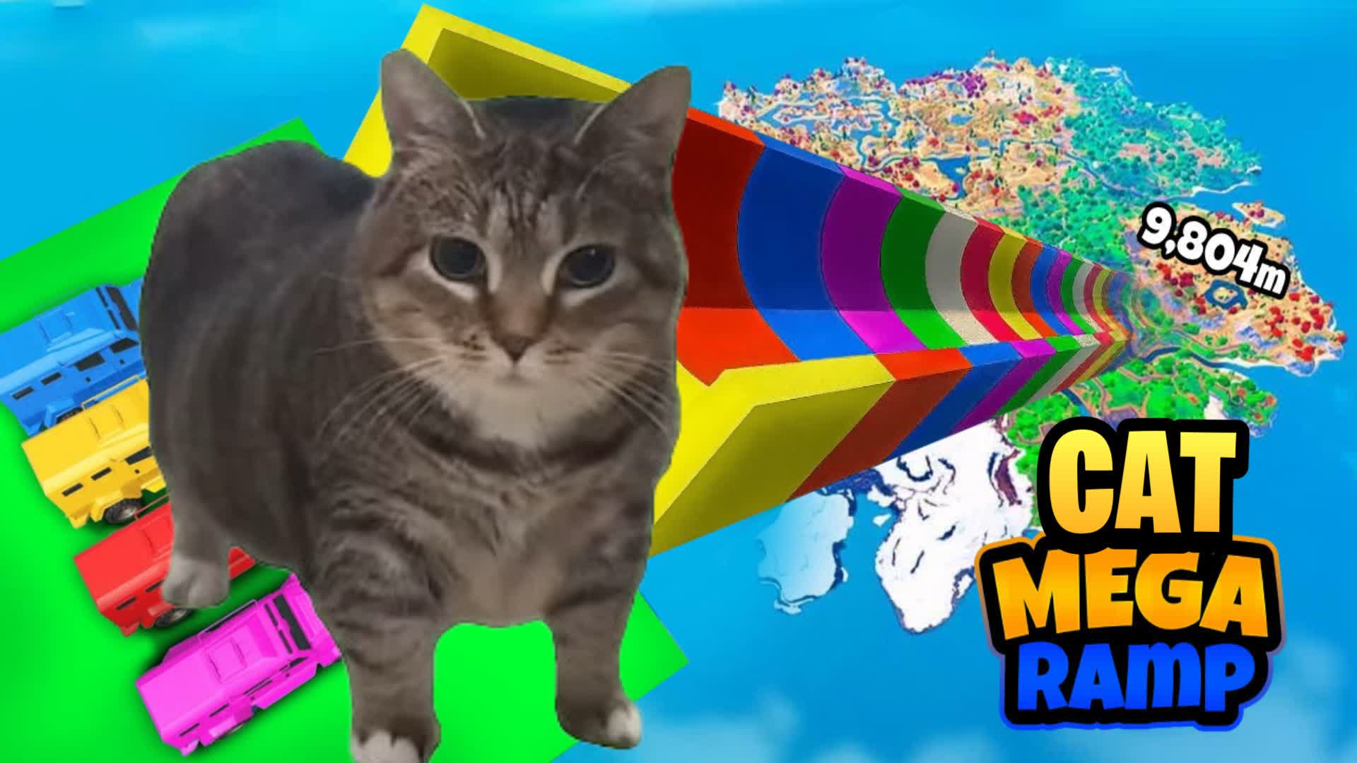 🐈 CAT Mega Ramp 🐈 0286-2333-3877 by drivemap - Fortnite Creative Map ...