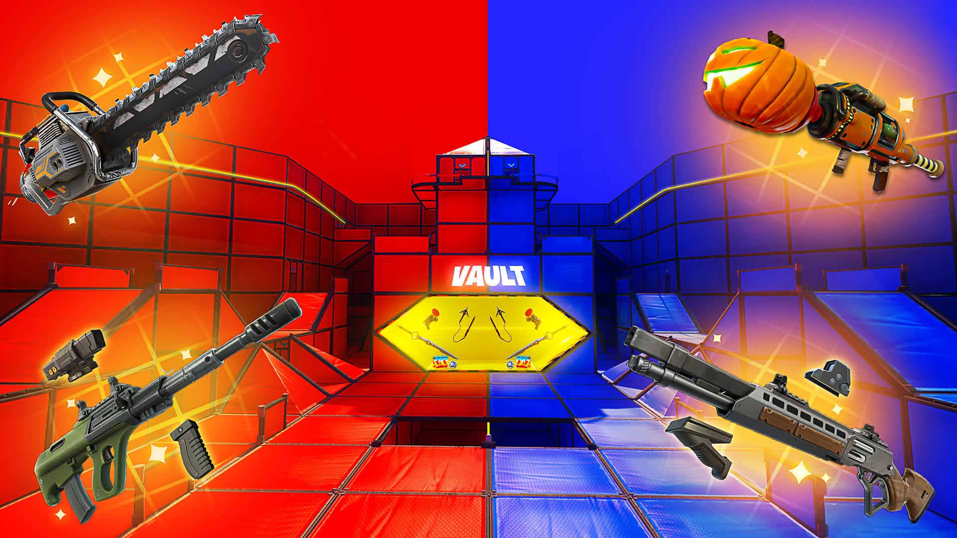 Super Red vs Blue Zero Build 5618-4022-8391 by ghostenaru - Fortnite ...